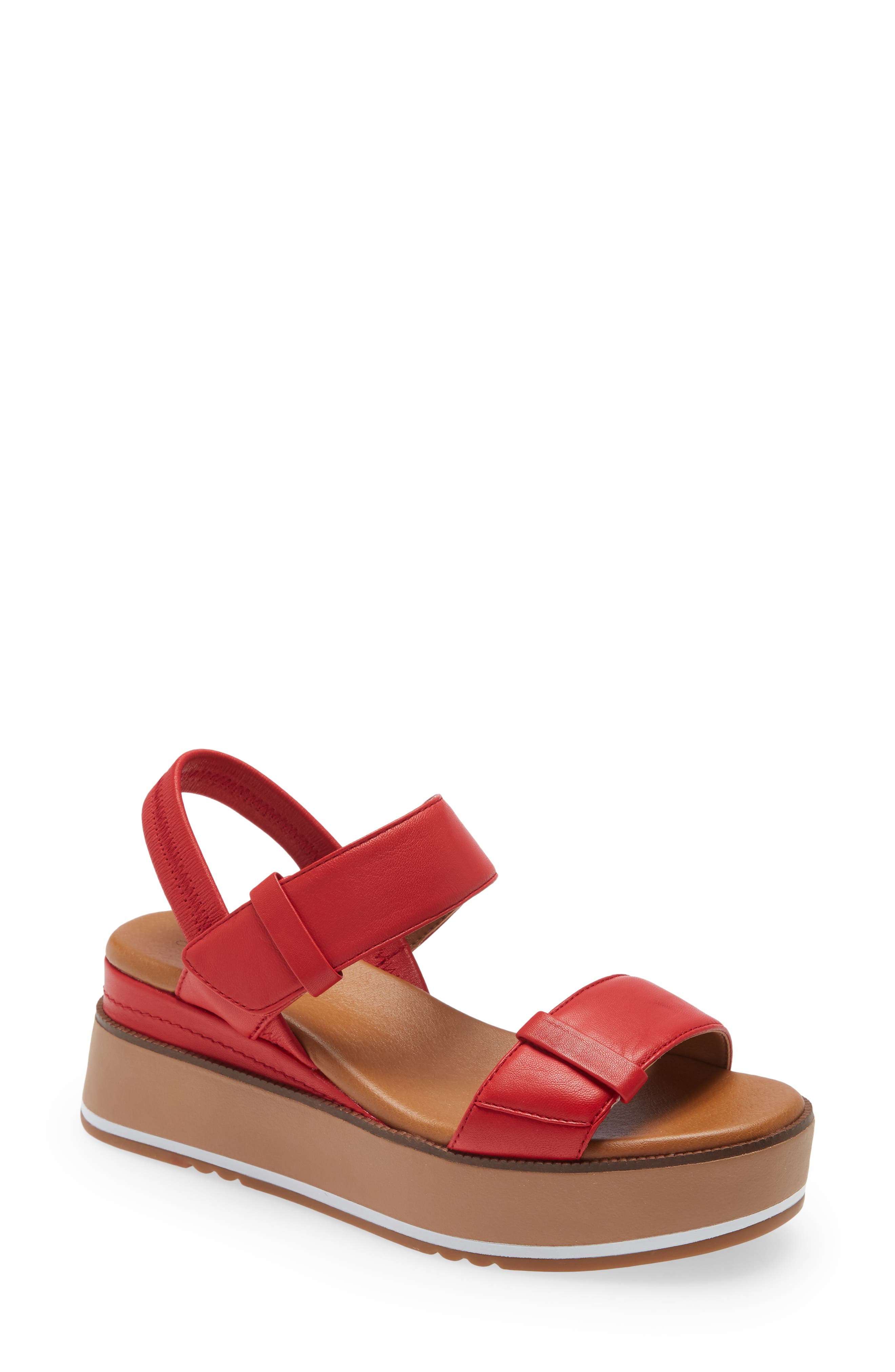Caslon Briana Platform Sandal In Orange Tangerine 41% Off