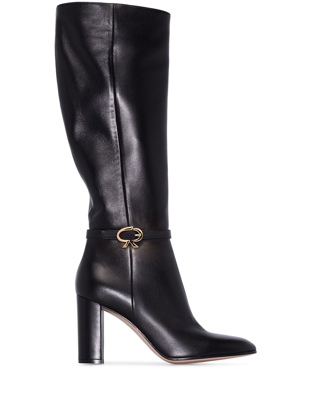 Gianvito Rossi Ribbon 85mm Knee-High Boots In Black - 50% Off