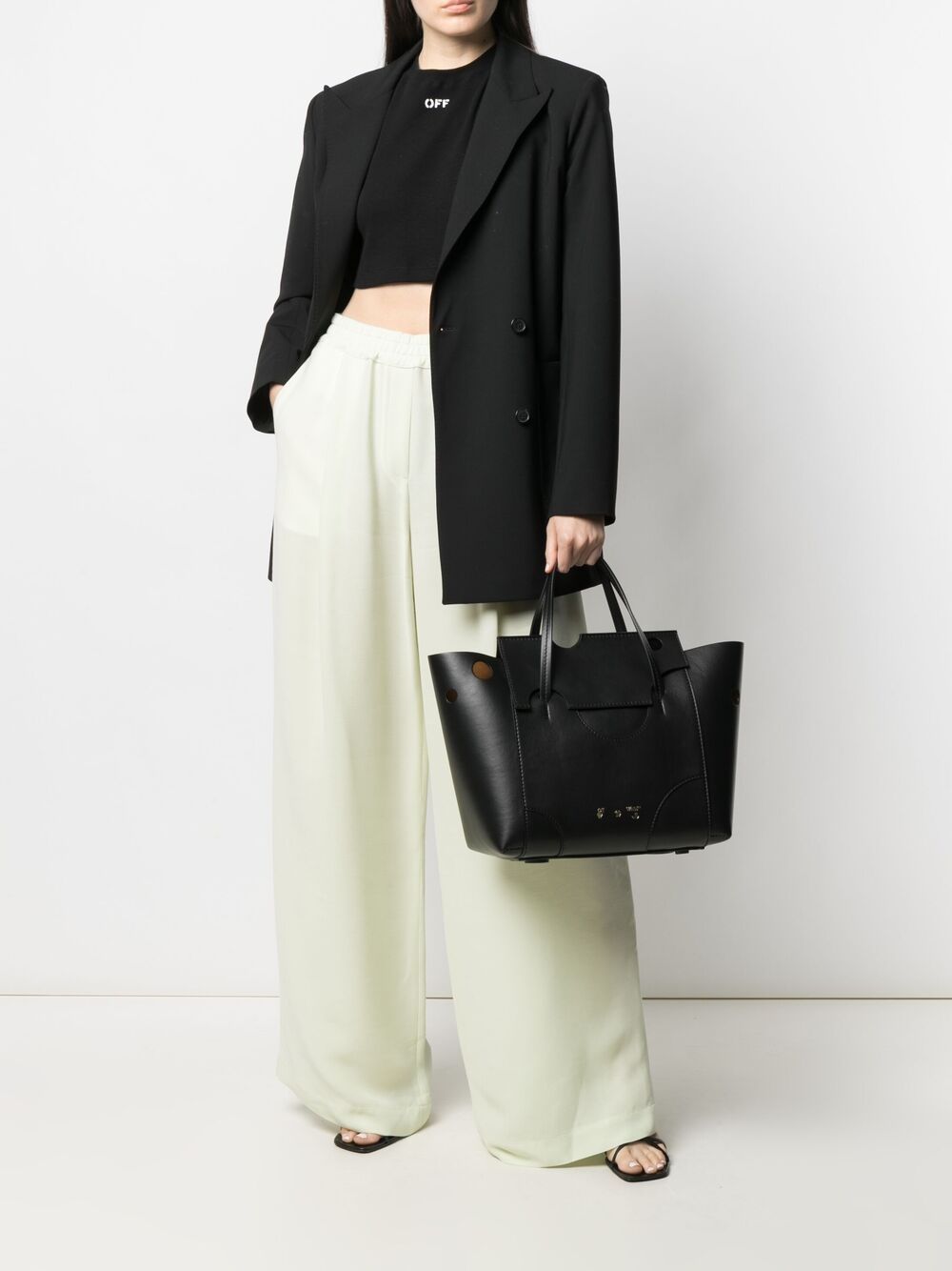 OFF-WHITE Off-White Wide-Leg Trousers