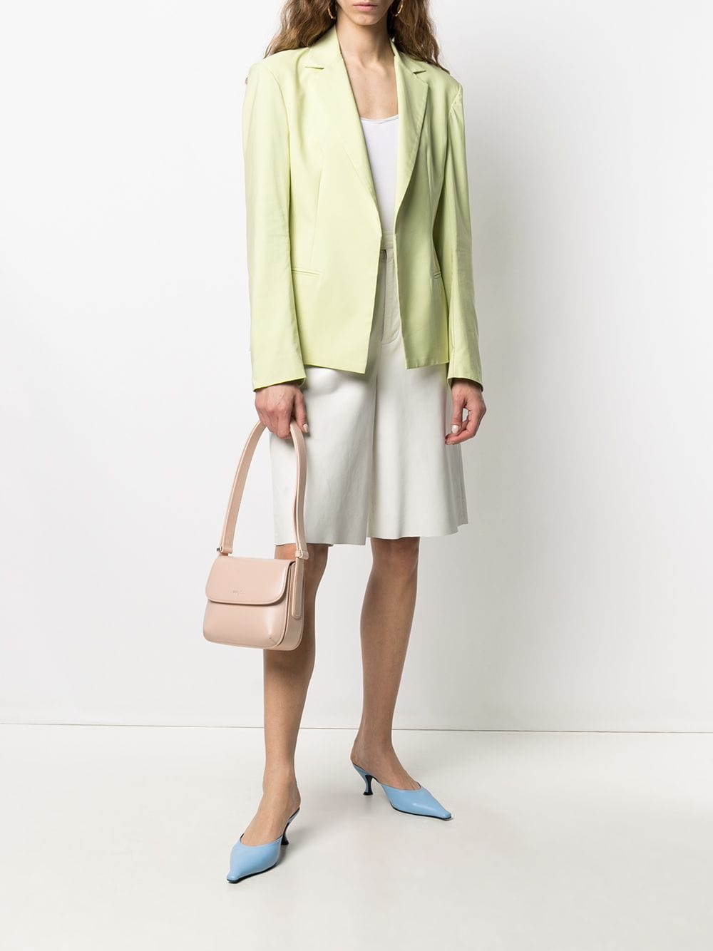 GIORGIO ARMANI La Prima Leather Shoulder Bag