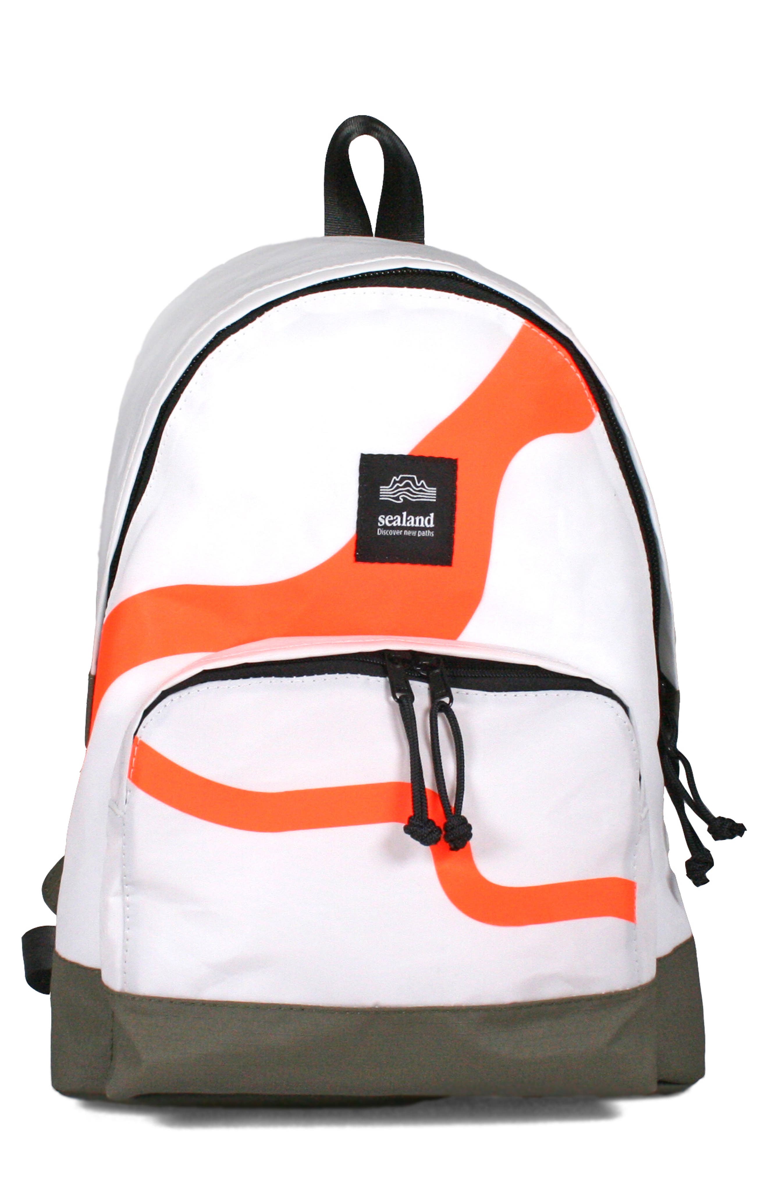 triumph white pink backpack