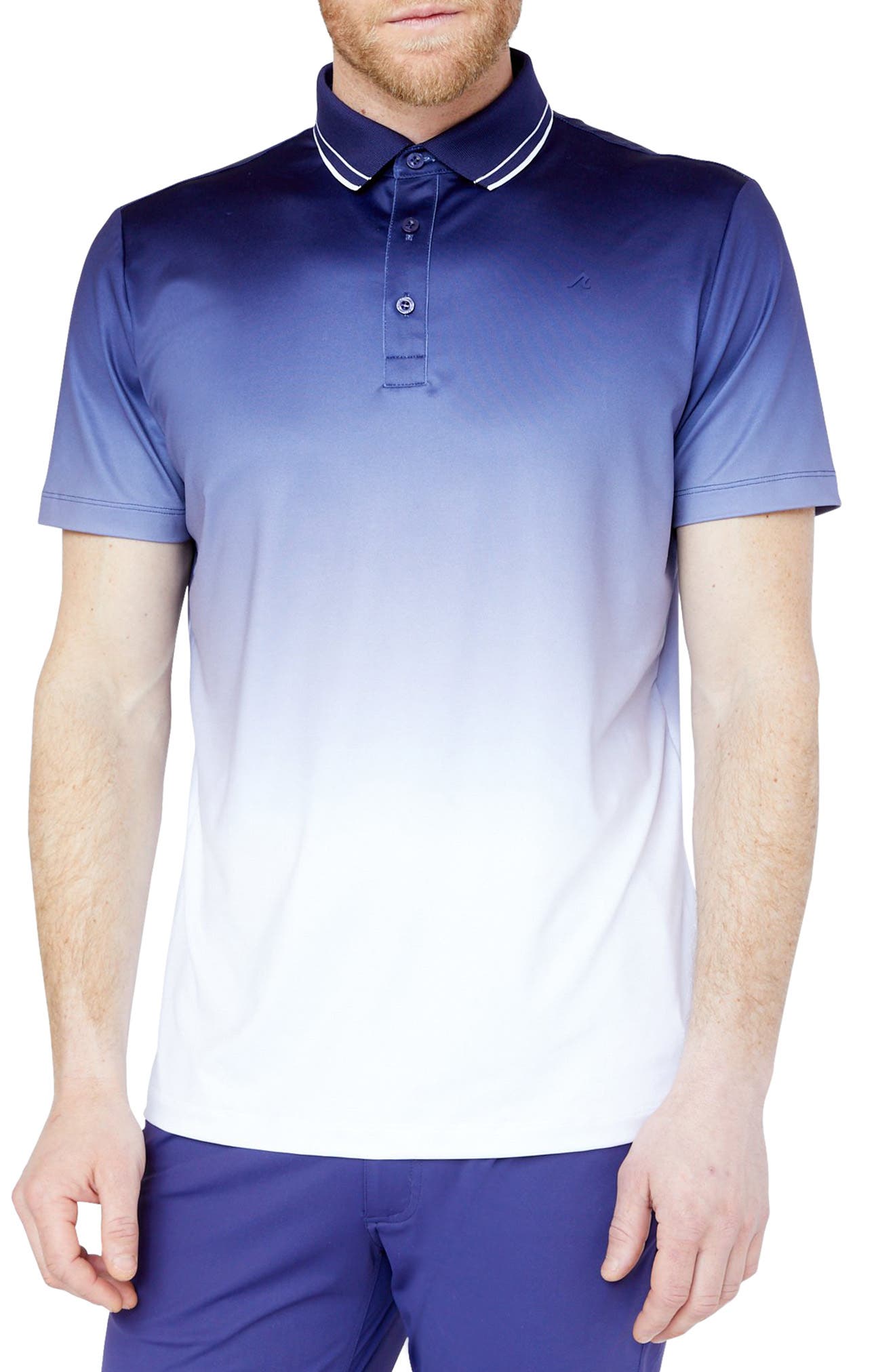Mens ombre golf shirt Clearance