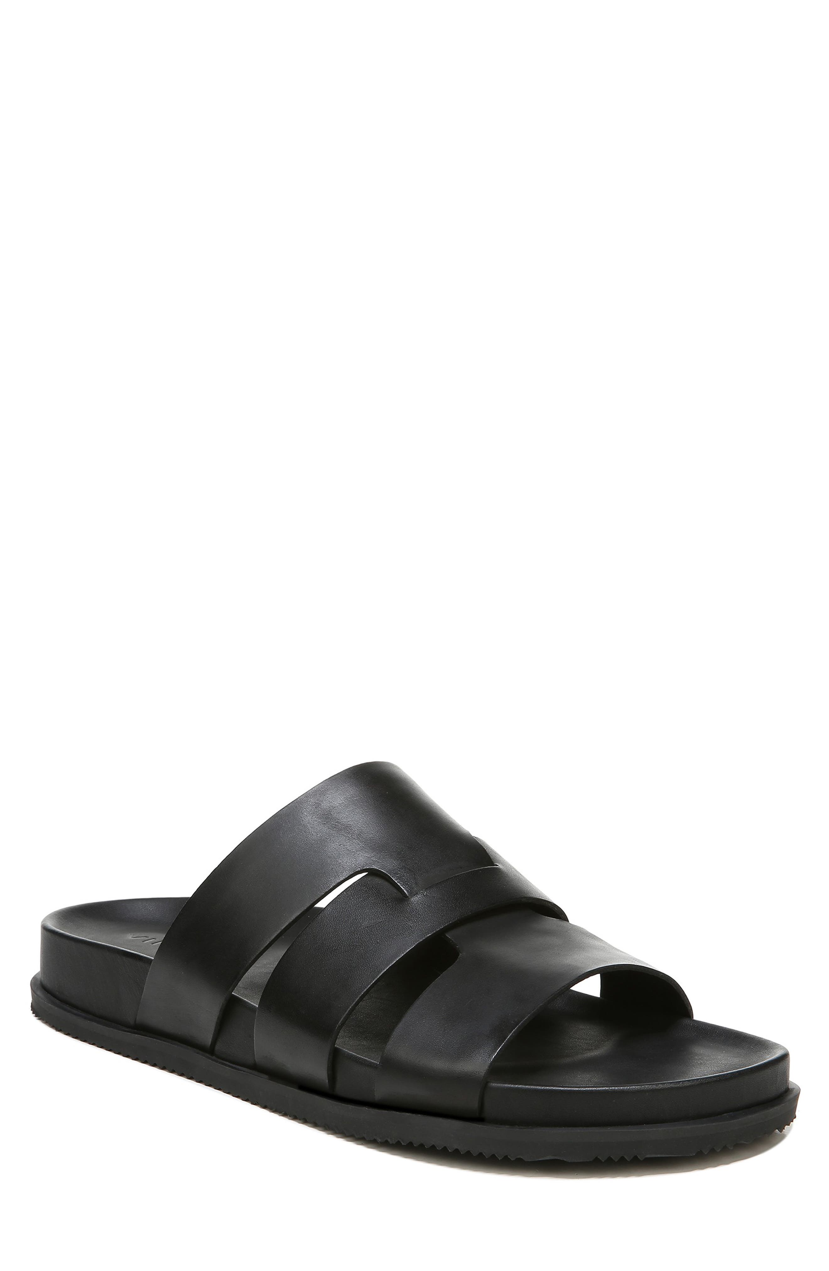 Vince Dorsey Slide Sandal - Black | Editorialist