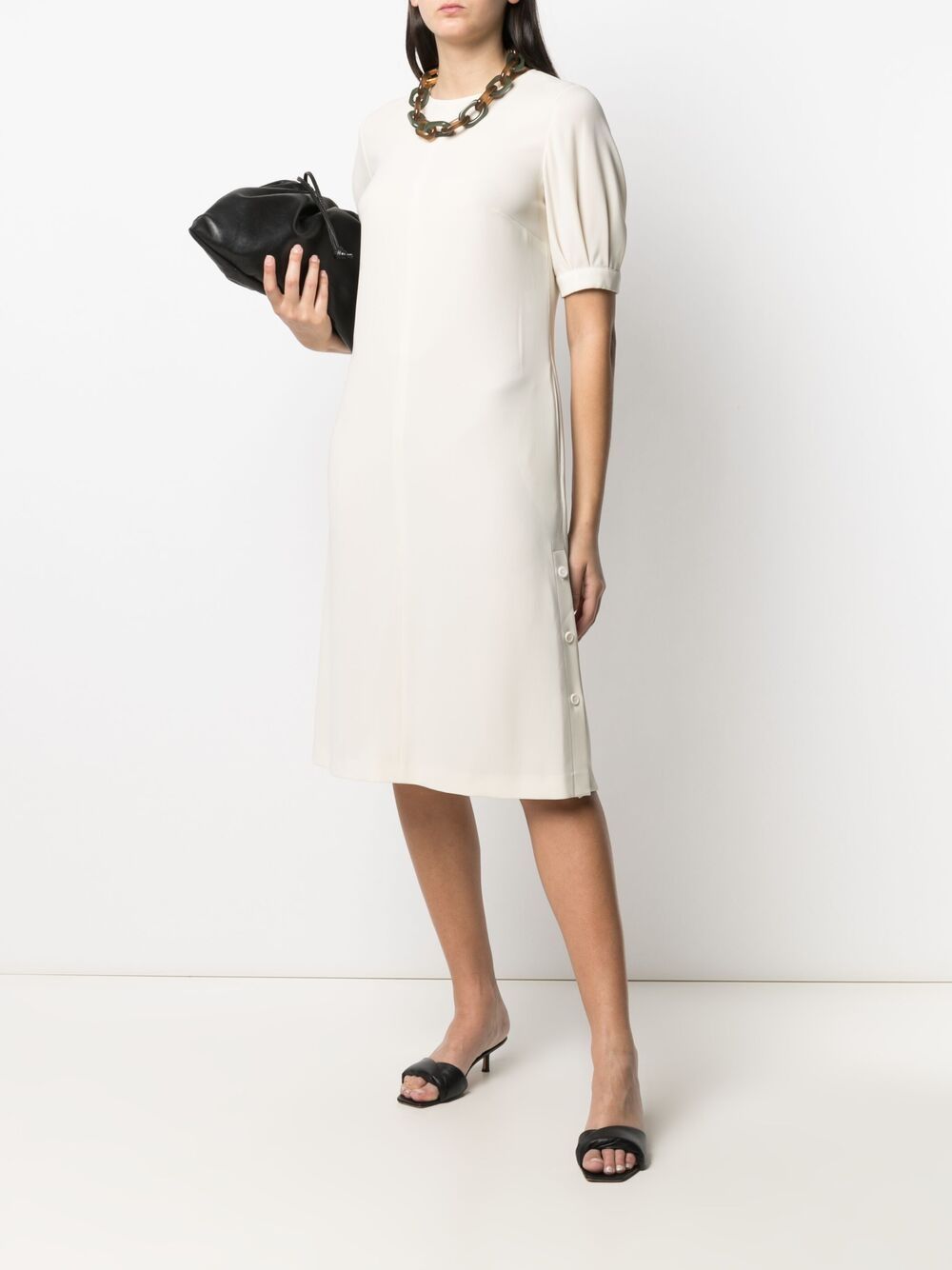 ASPESI ASPESI Button-Embellished Shift Dress