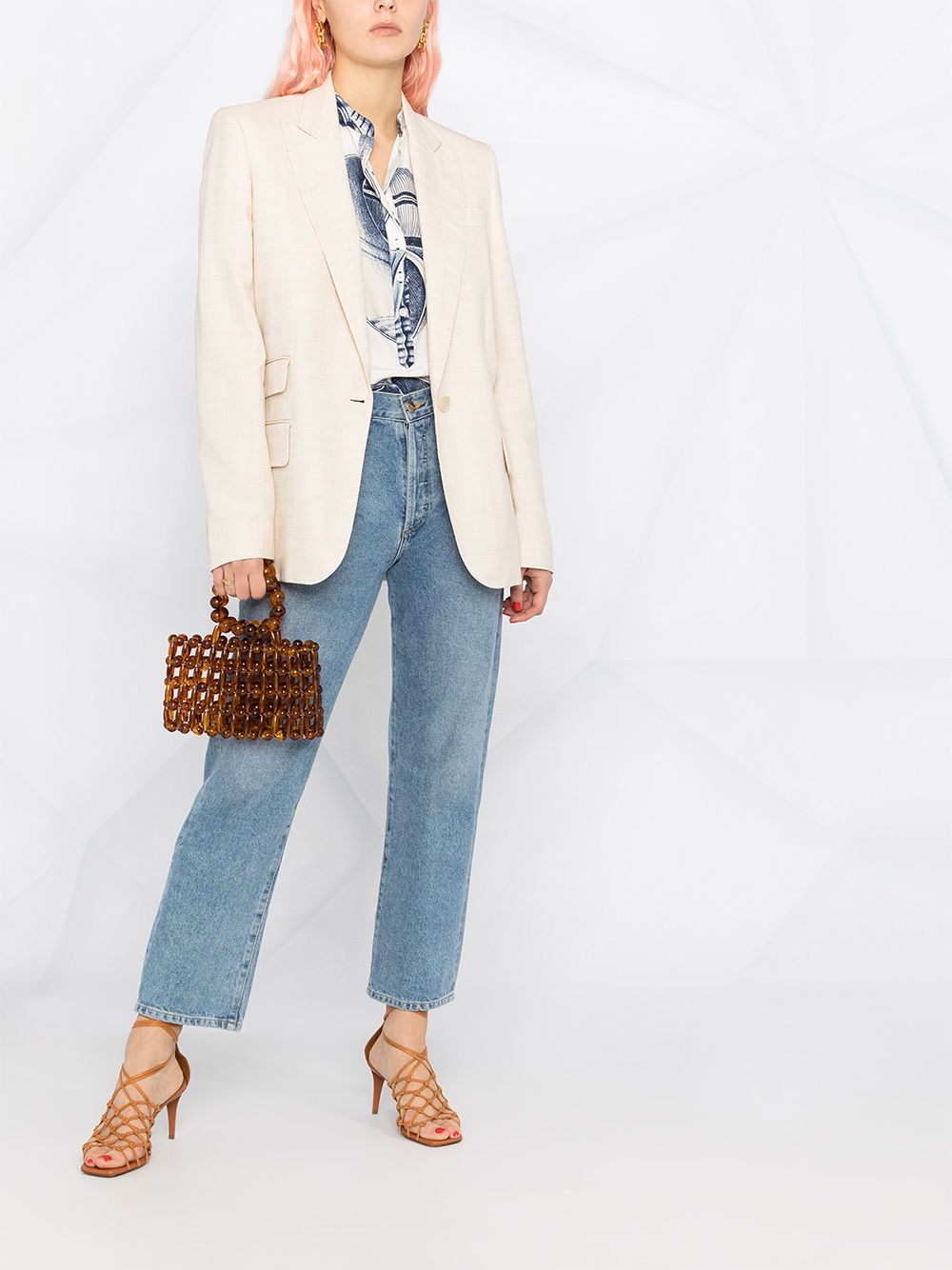 STELLA MCCARTNEY Stella McCartney Single-Breasted Peak-Lapel Blazer