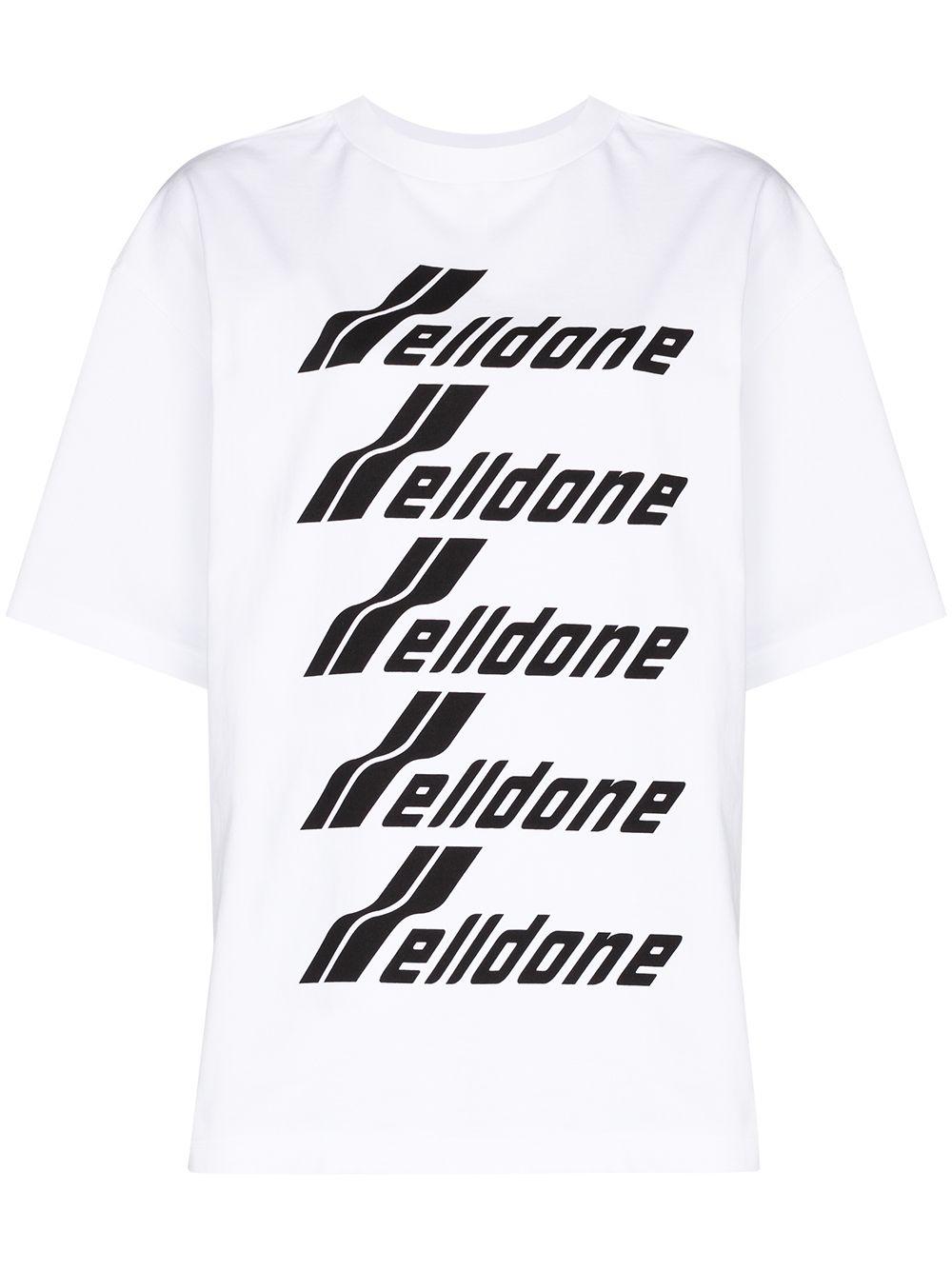 WE11DONE We11done Logo-Print T-Shirt