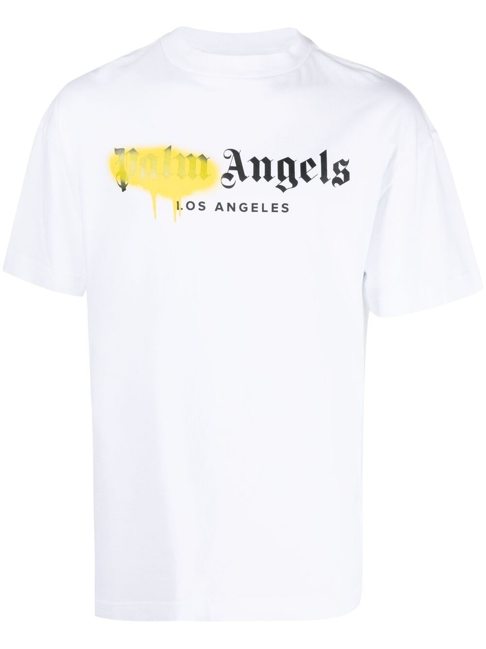 PALM ANGELS la logo-print t-shirt