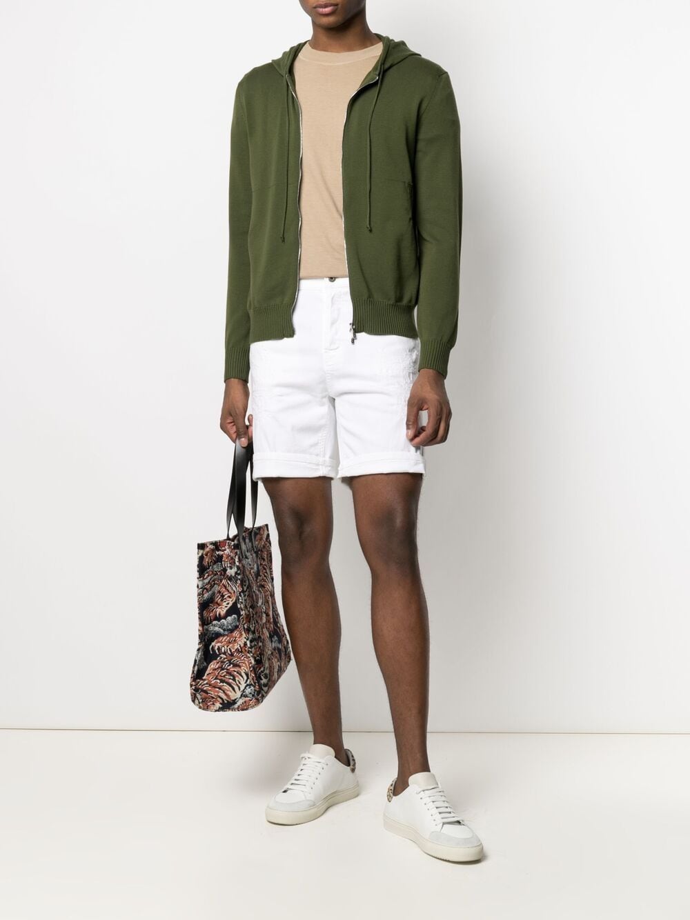 DONDUP DONDUP Distressed Bermuda Shorts