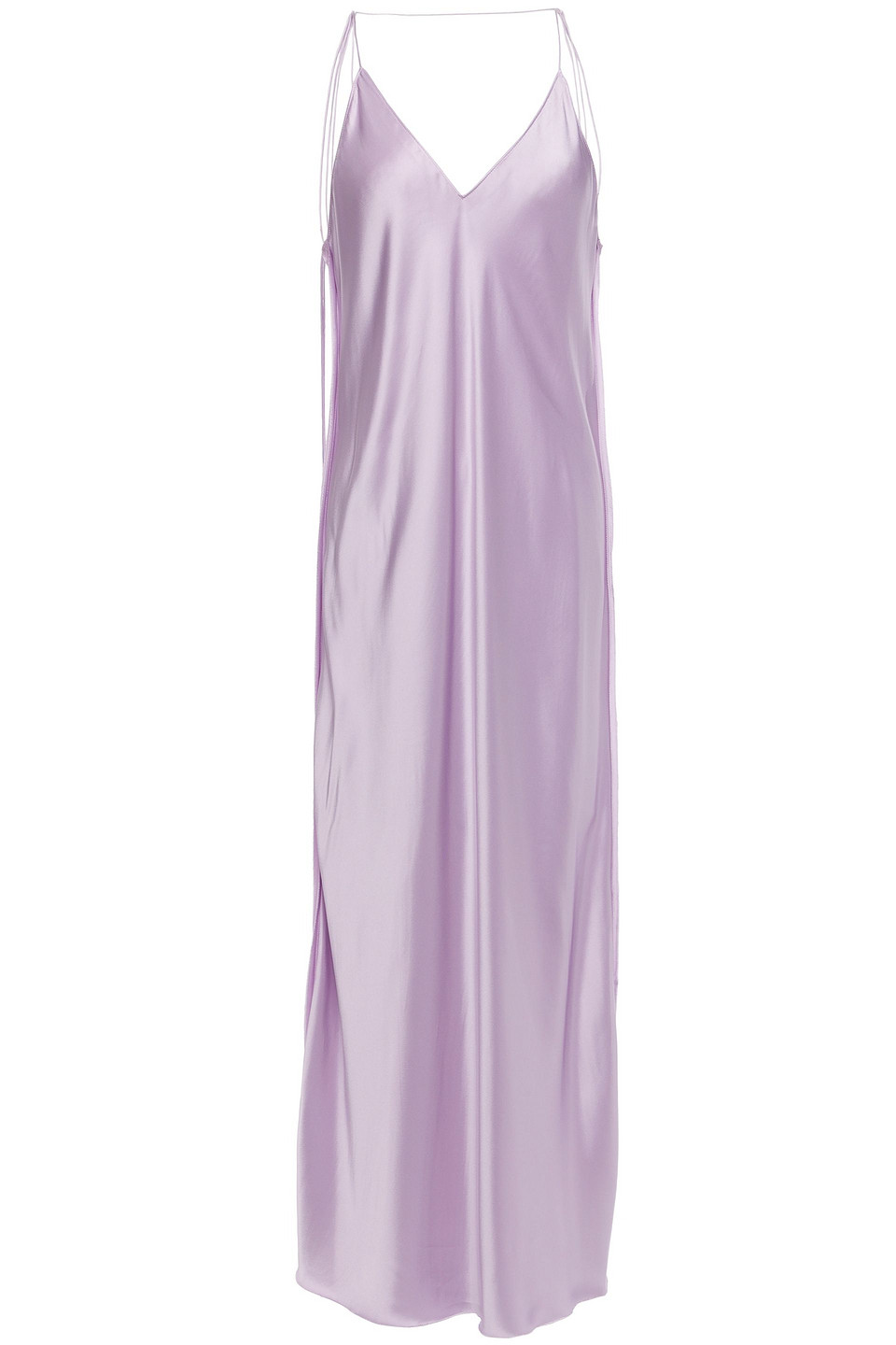 helmut lang purple slip dress Kim Kardashian Same Versace Dress as Naomi Campbell