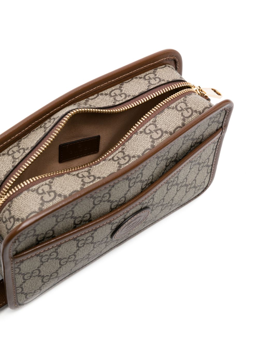 Gucci Mini Interlocking G Messenger Bag - Neutrals | Editorialist