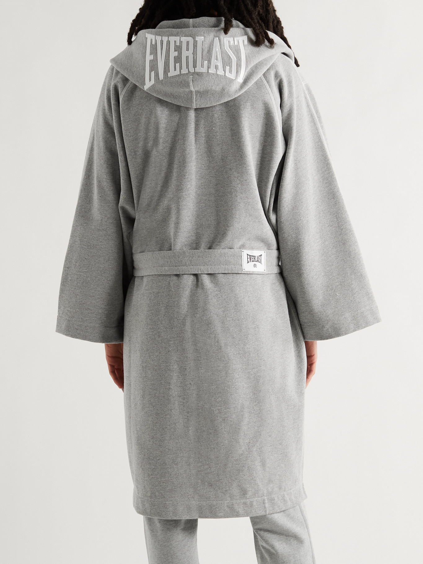 Reigning Champ Everlast Loopback Cotton-Blend Jersey Hooded Robe L 