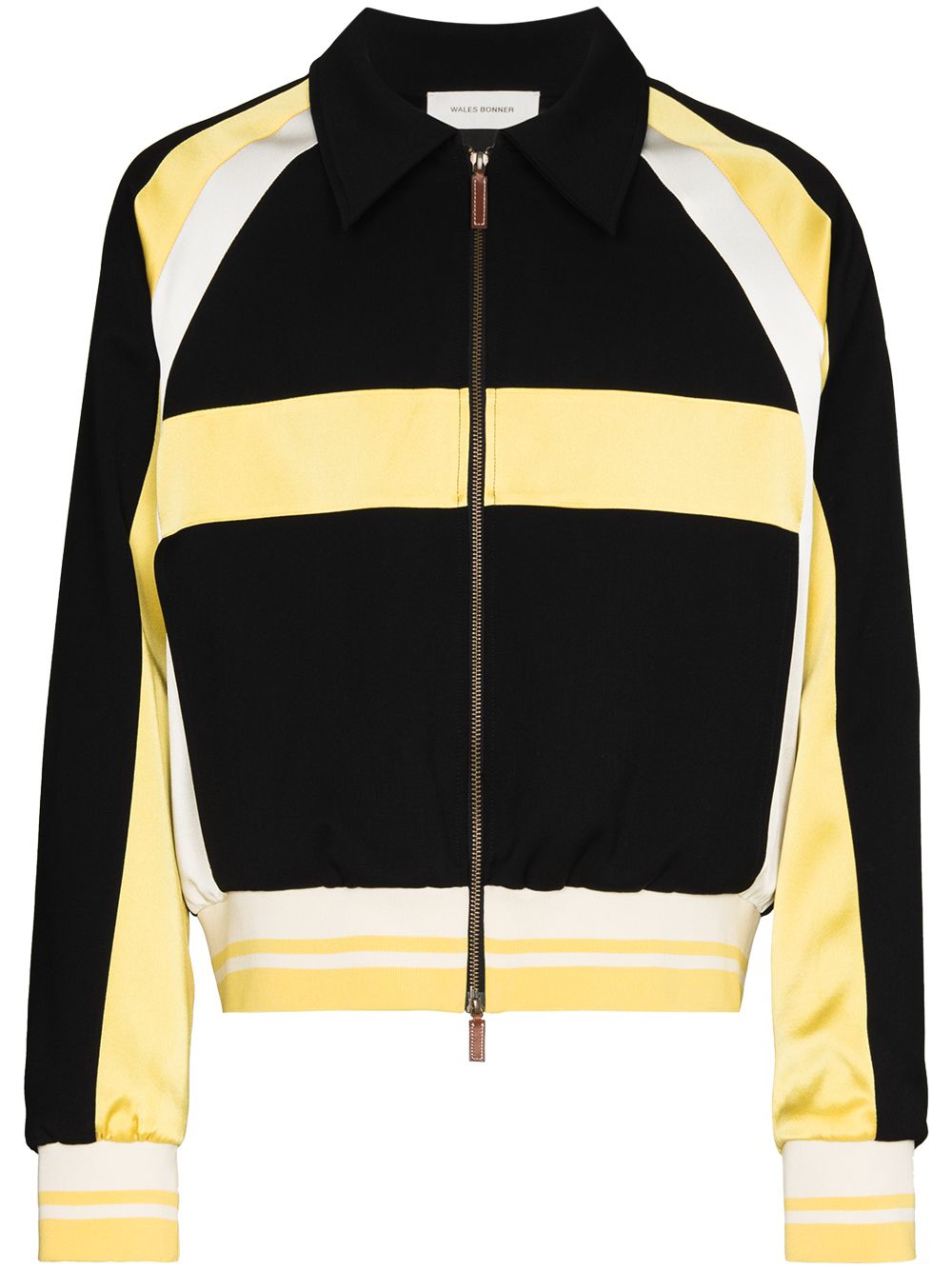 WALES BONNER Wales Bonner Isaacs Panelled Bomber Jacket