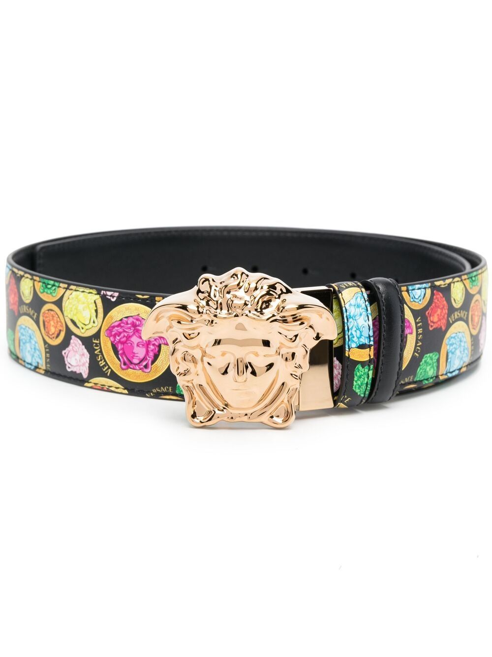 Versace Medusa Amplified Reversible Belt - Black | Editorialist display picture 1