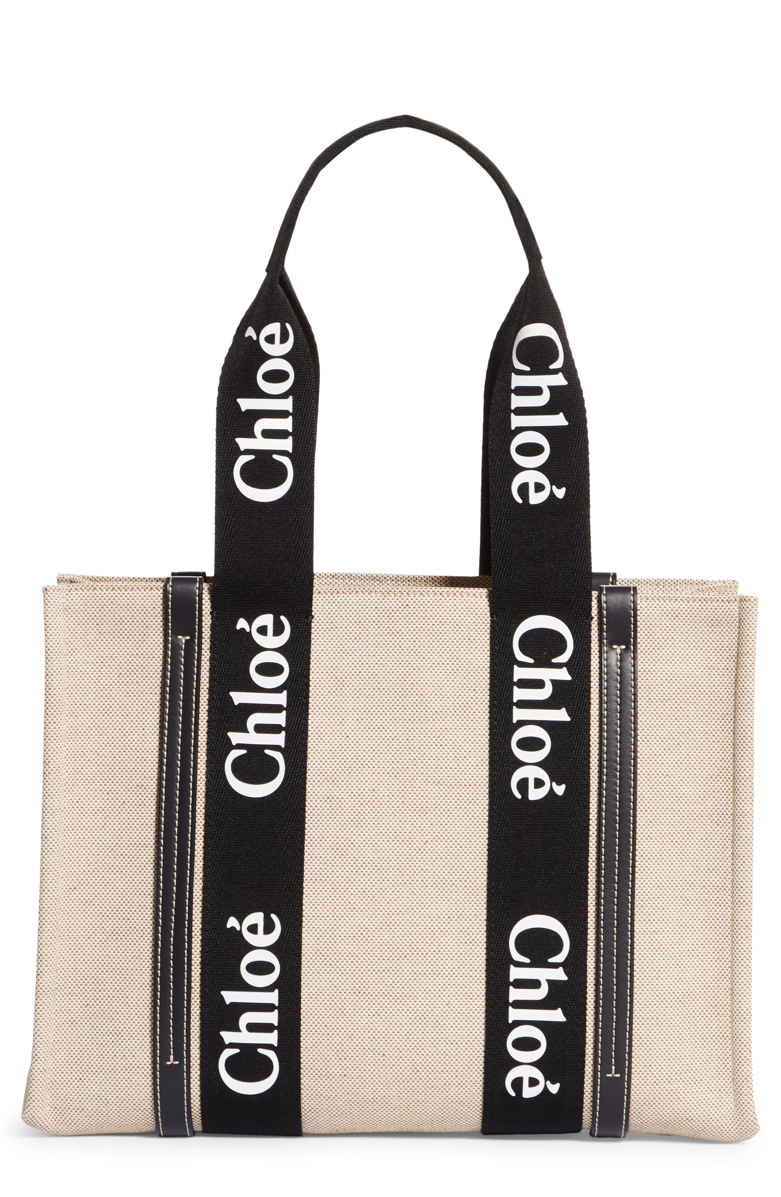 chloe black tote