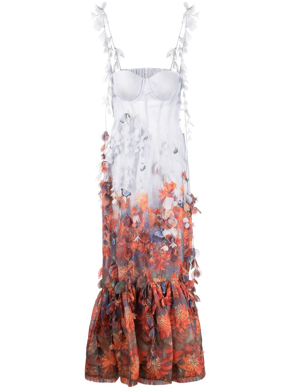 Zimmermann Botanica Printed Petal Gown In Purple - 42% Off | Editorialist