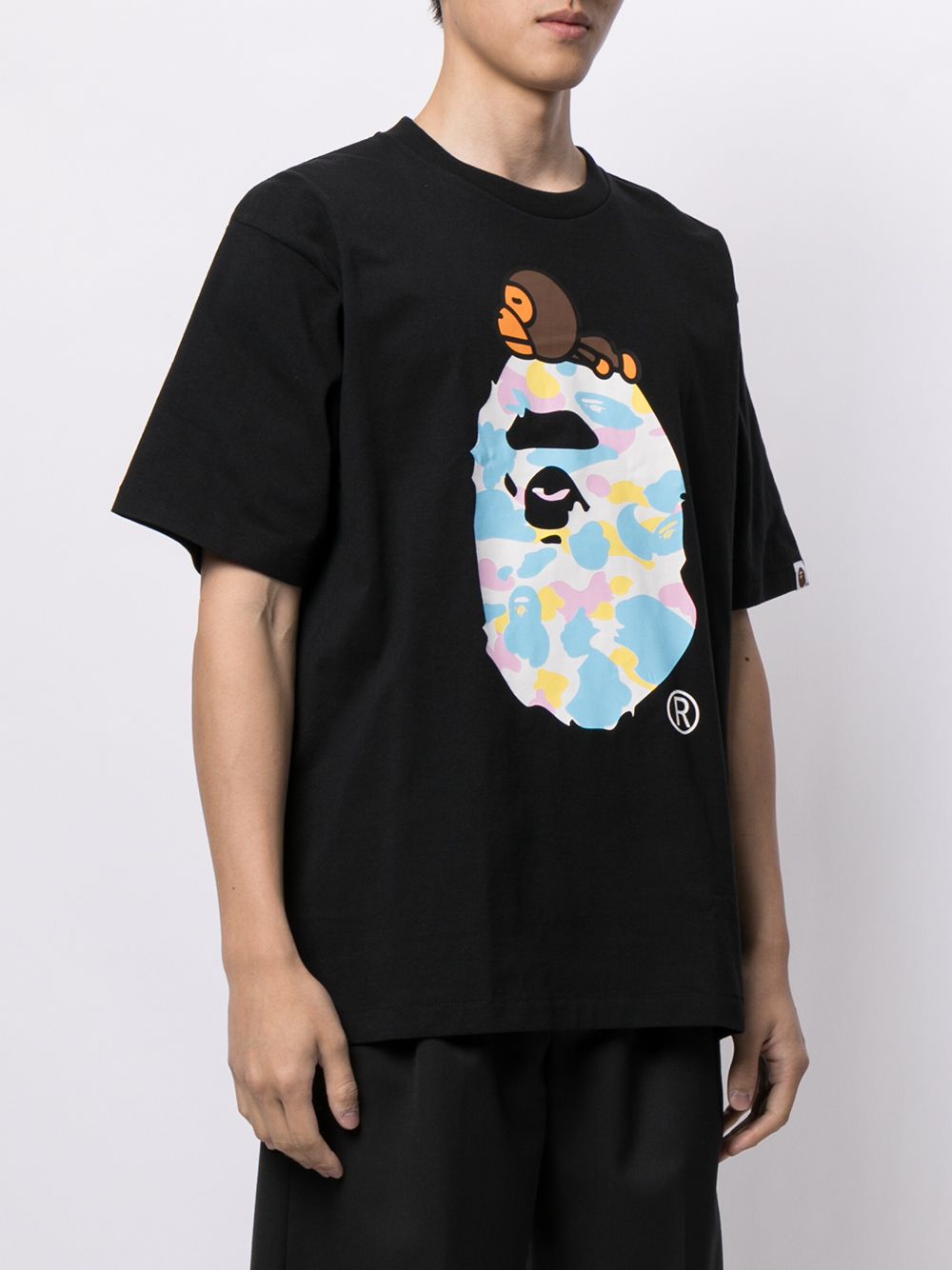 A BATHING APE A BATHING APE Graphic-Print Short-Sleeved T-Shirt