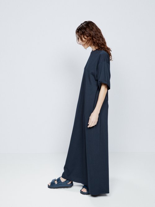 raey shirt dress RAEY Oversized Striped Rugby Shirt Dress
