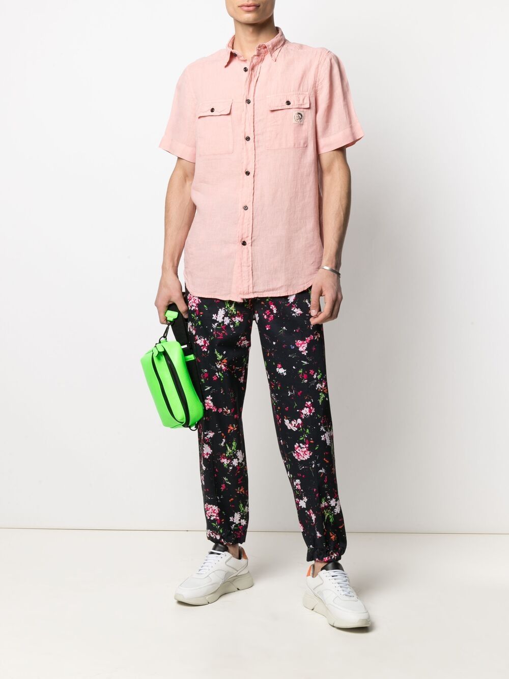 DIESEL® Floral-Print Trousers