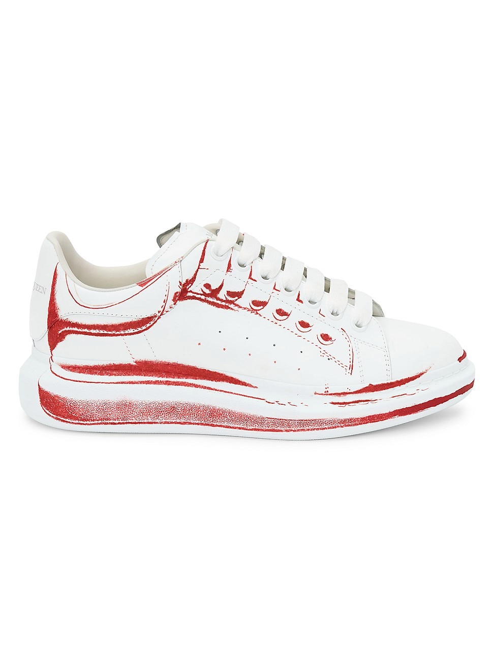 White and red alexander mcqueen's mens Clearance