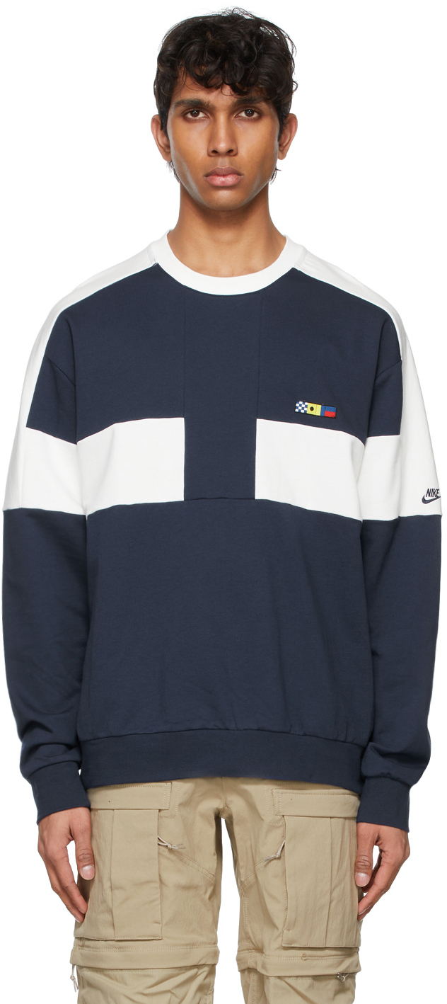 Navy Sportswear Reissue Crew Sweatshirt 