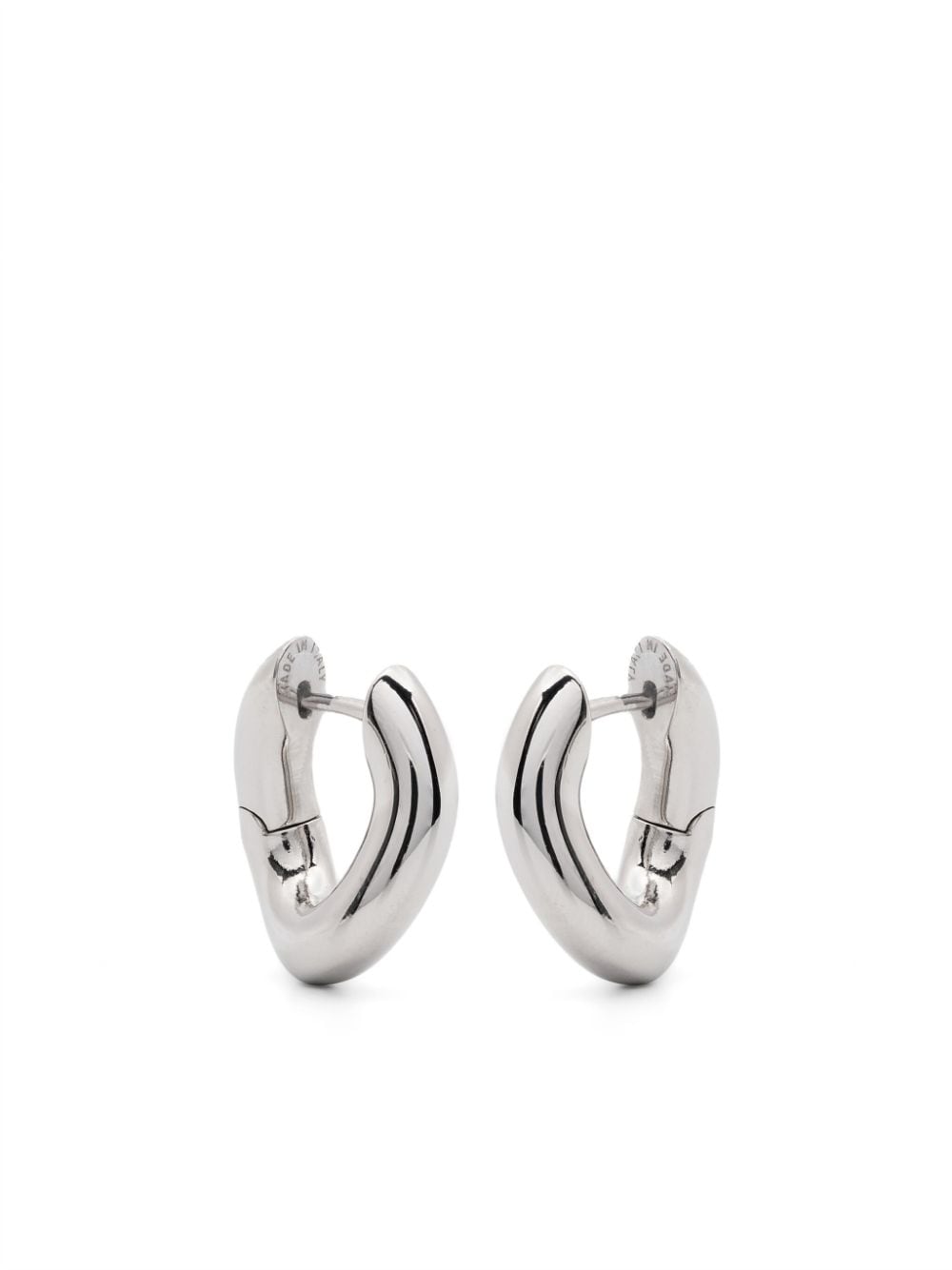 美品 BALENCIAGA Loop XXS シャイニーシルバー Balenciaga Loop Xxs Earrings - Silver | Editorialist