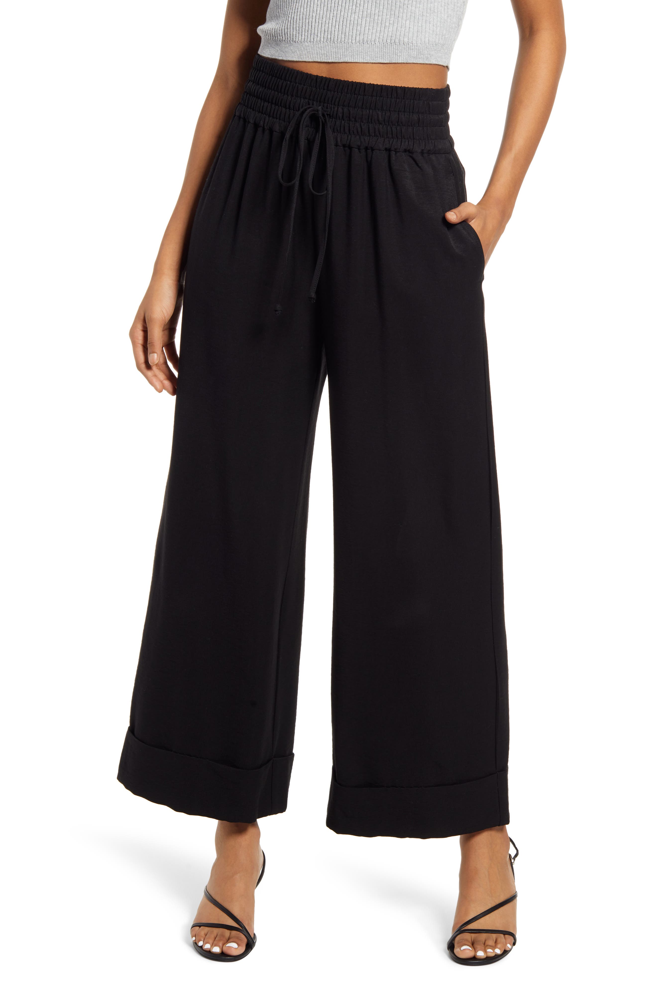 Open edit wide leg pants Clearance