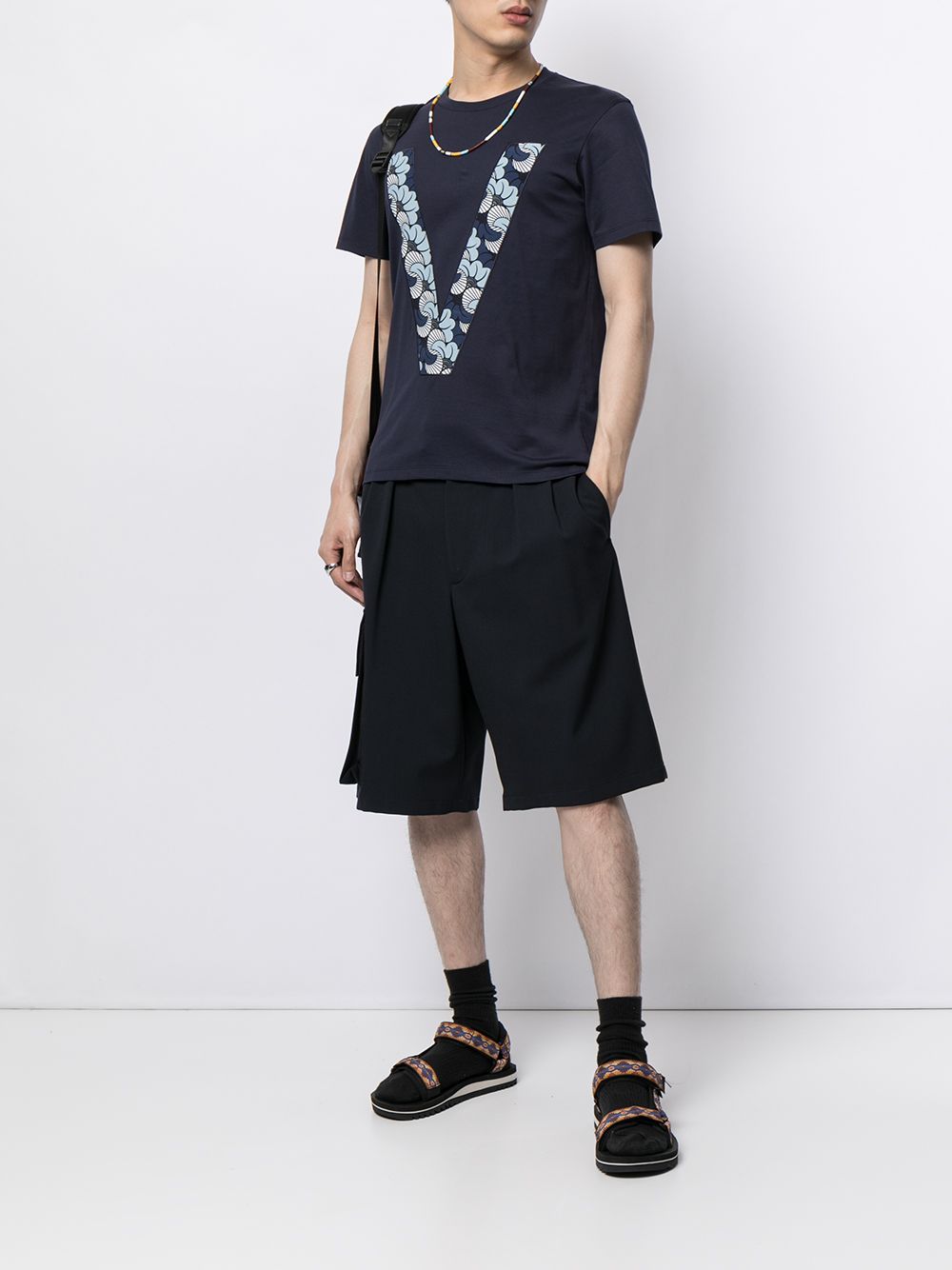PORTS V Ports V Monogram-Print Cotton T-Shirt