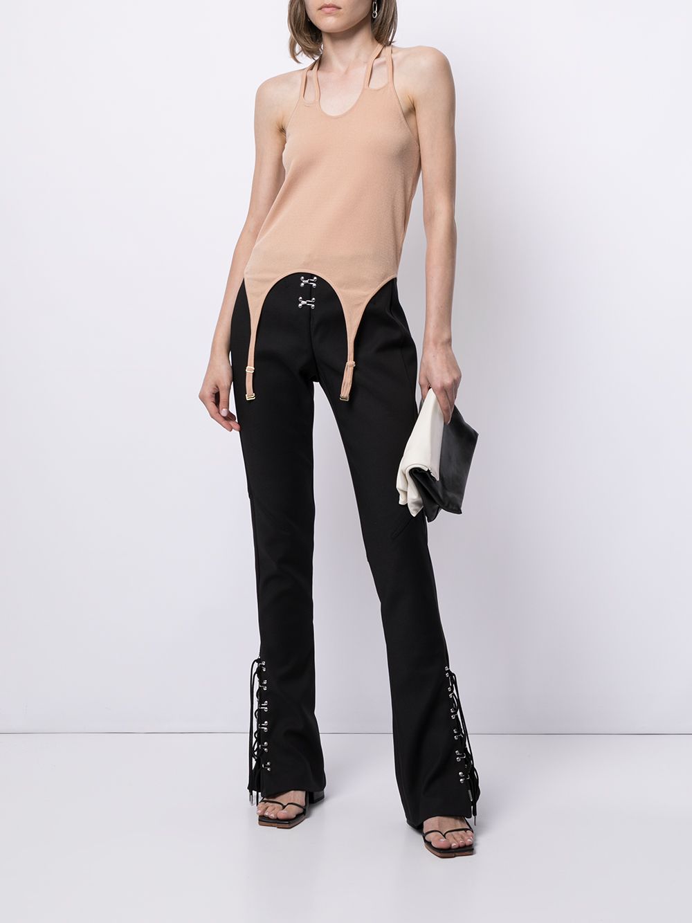 DION LEE Teardrop Hoisery Tank Top