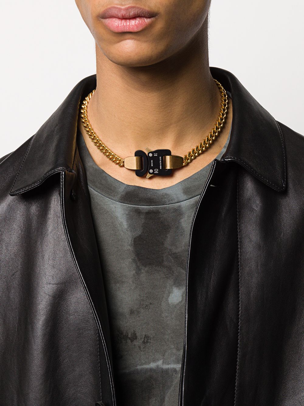 アクセサリー 1017Alyx x 9SM L BUCKLE NECKLACE L 1017 ALYX 9SM Classic Blue chain-link buckle necklace, M, NWT