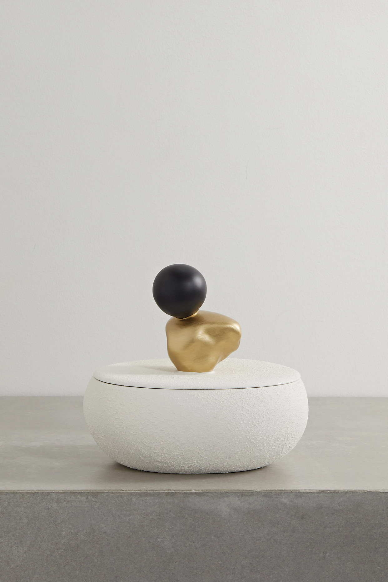 Anissa Kermiche Earthenware Jewelry Box In Ivory - 40% Off