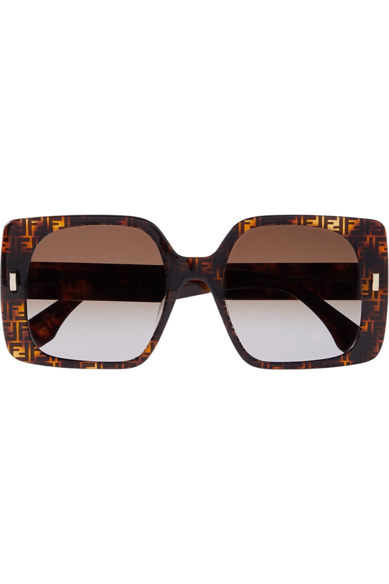 FENDI SL 7588 サングラス トータスシェル ブラウン 14181267~