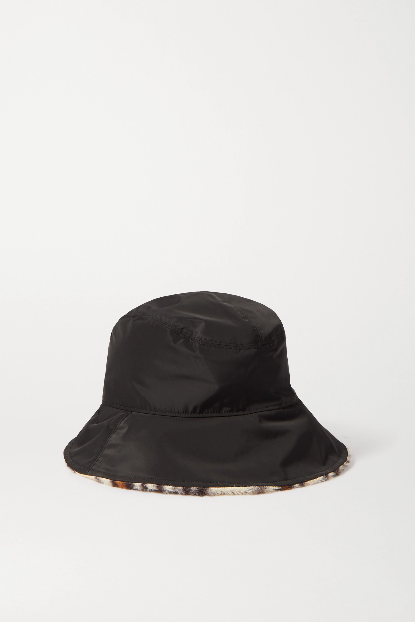 Rag & Bone Black Addison Reversible Sherpa & Quilted Puffer Bucket Hat One size Spyder Womens Reversible Sherpa Bucket Hat, Black, One Size  main image 3
