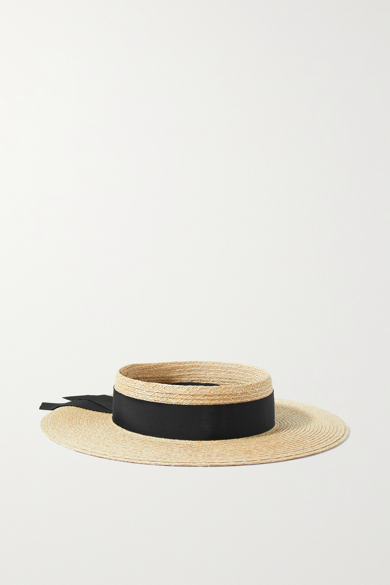 Eugenia Kim hat new no tags: Lettie grosgrain trimmed hemp blend visor Trixie Hemp Packable Visor – Eugenia Kim main image 4