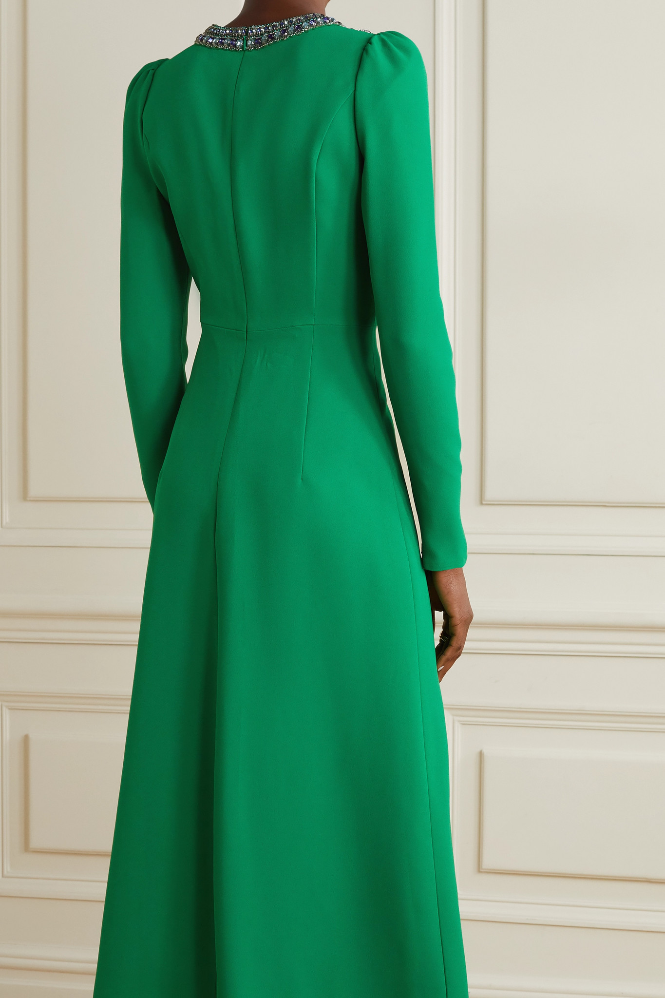 andrew gn green dress Andrew Gn Chiffon Pleated Gown in Emerald Green- Kate Middleton Dresses