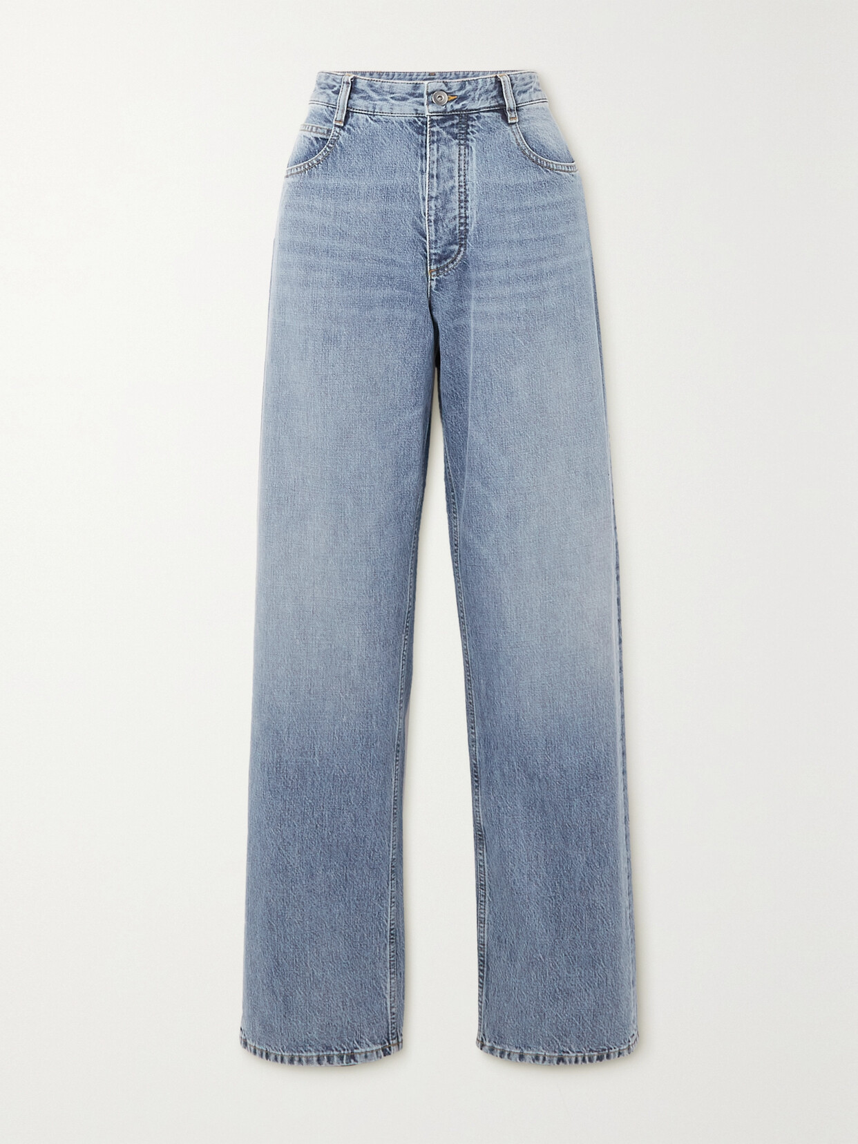BRUNELLO CUCINELLI Brunello Cucinelli Long-Sleeved V-Neck Top with Logo Detail