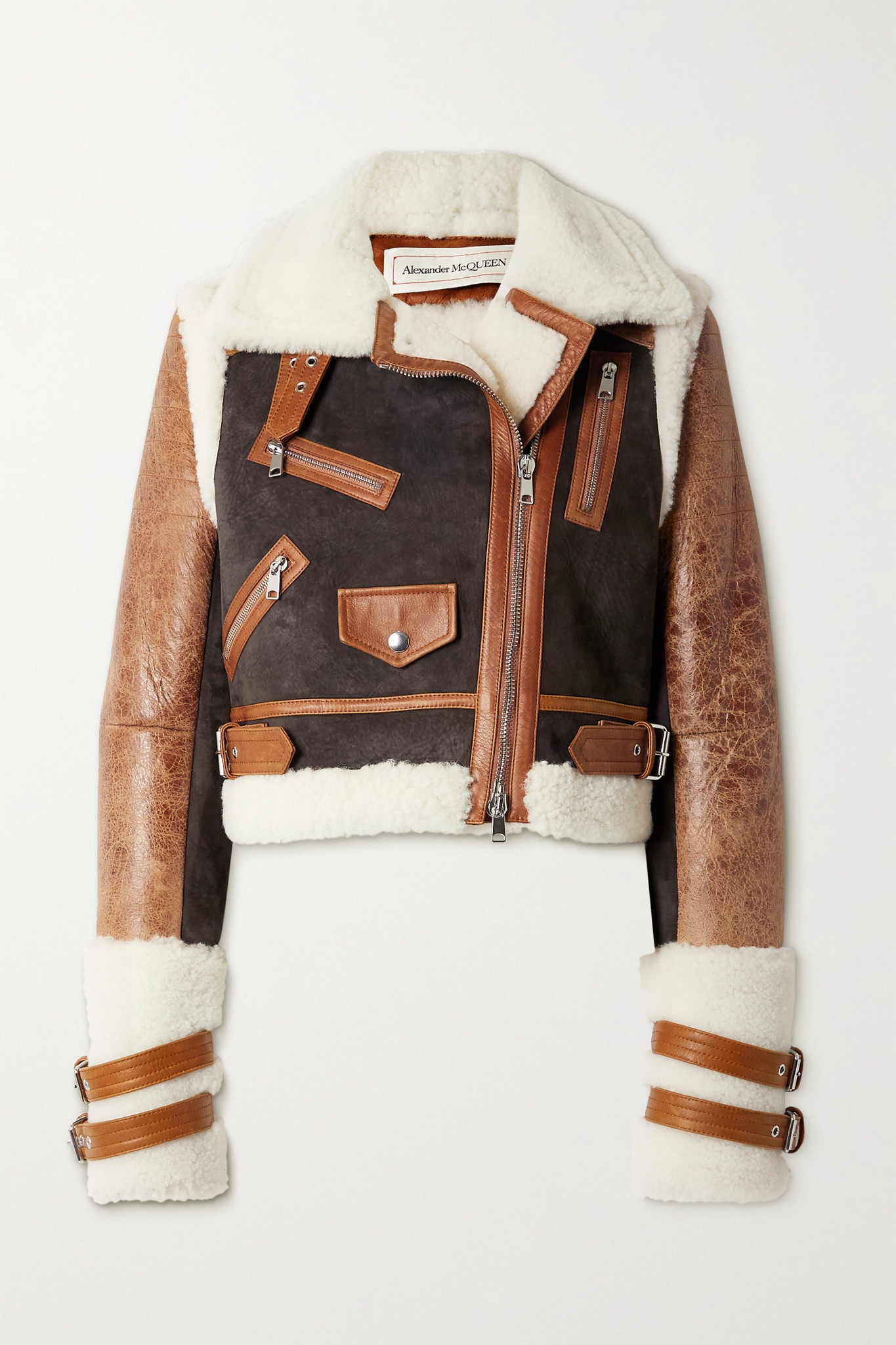 Biker Jacket French Connection Belen Faux Fur Jacket Alexander