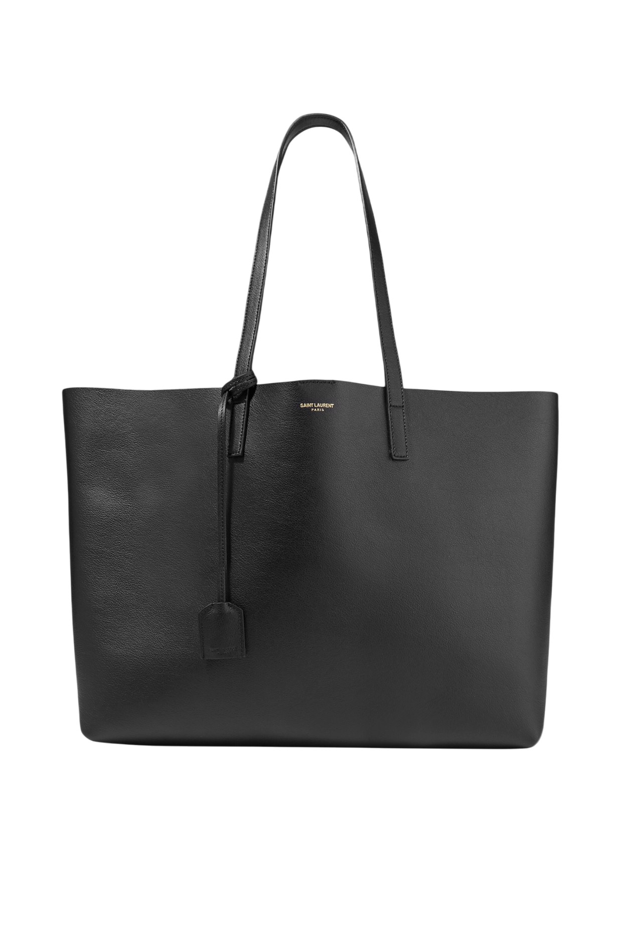SAINT LAURENT East/west Large Textured-leather Tote