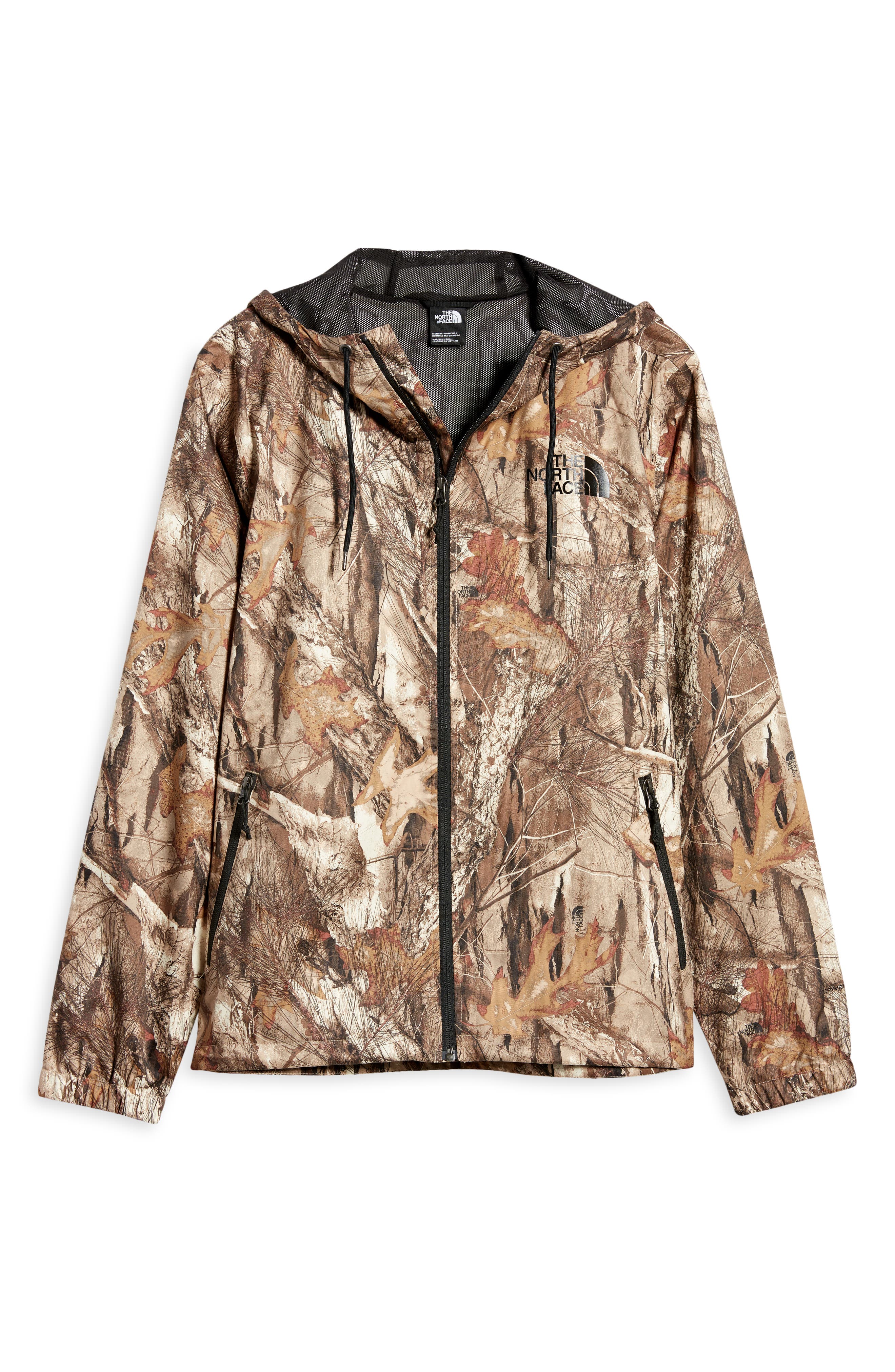 camo rain shell