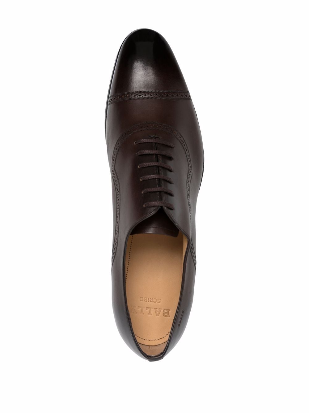 Bally Scotch Leather Oxford Shoes In Brown - 70% Off  display picture 3