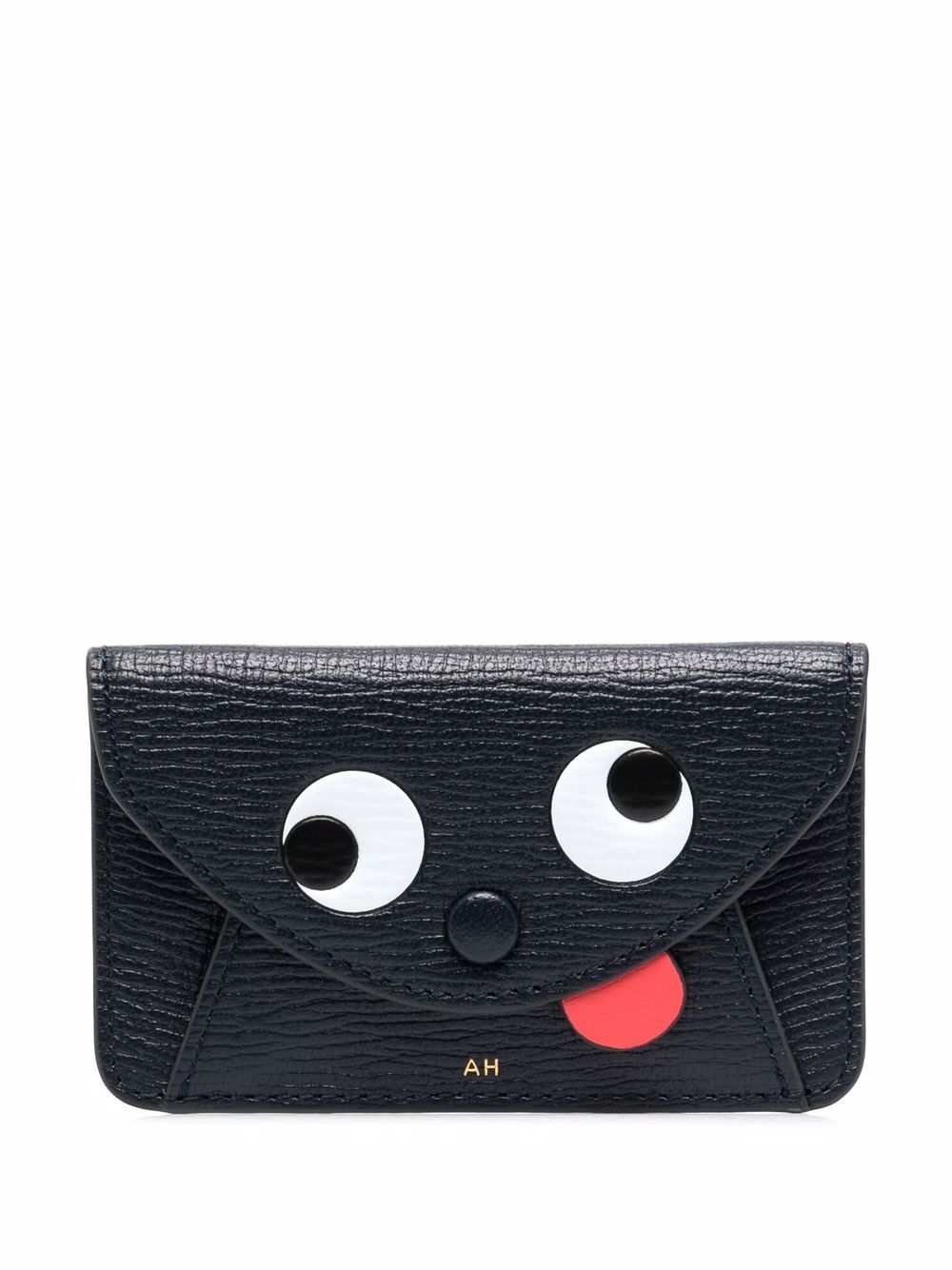 Anya Hindmarch Zany Envelope Leather Wallet In Blue - 50% Off