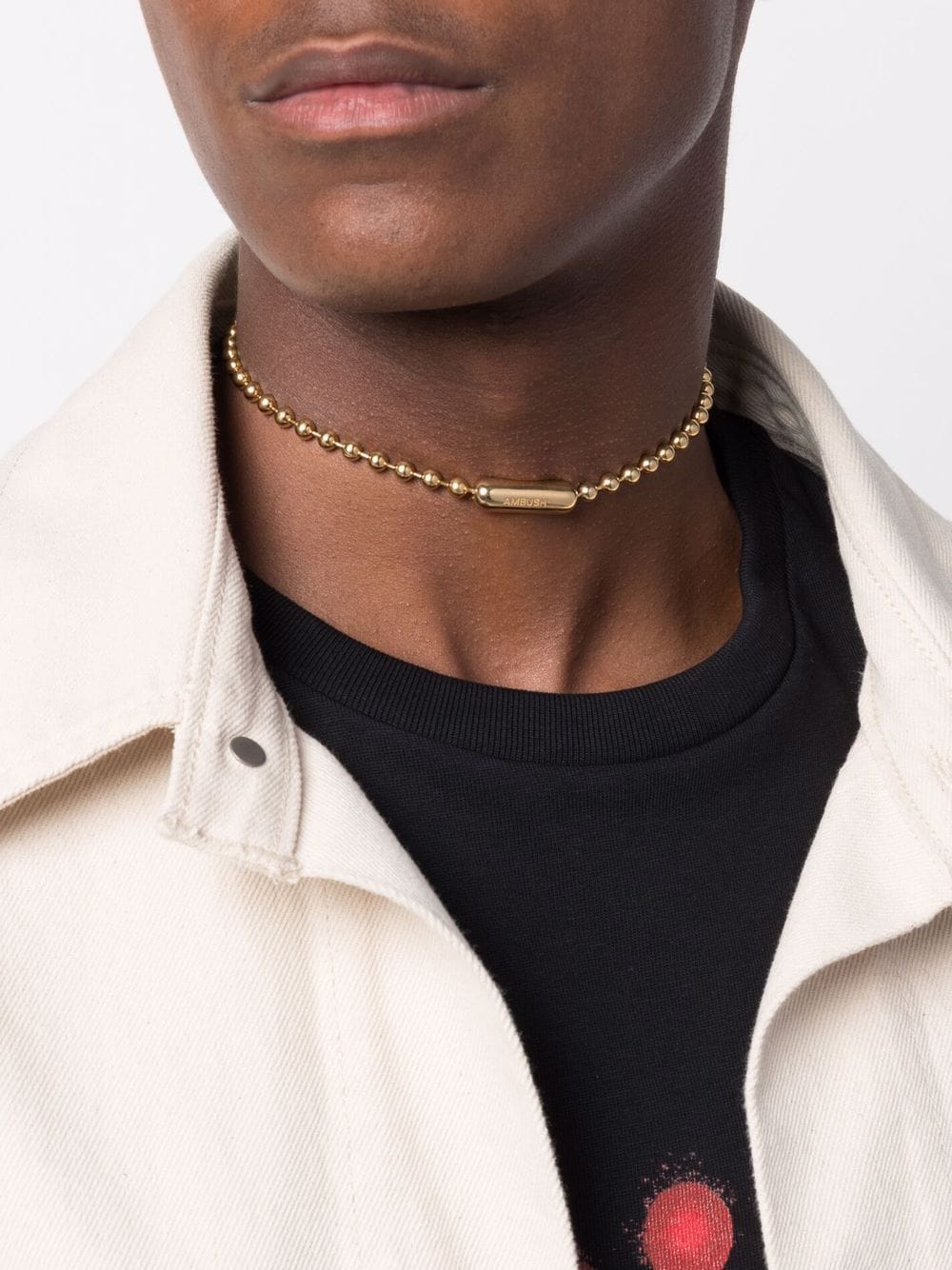 Ambush Ba Chain Choker Neckace In Gold - 35% Off | Editorialist