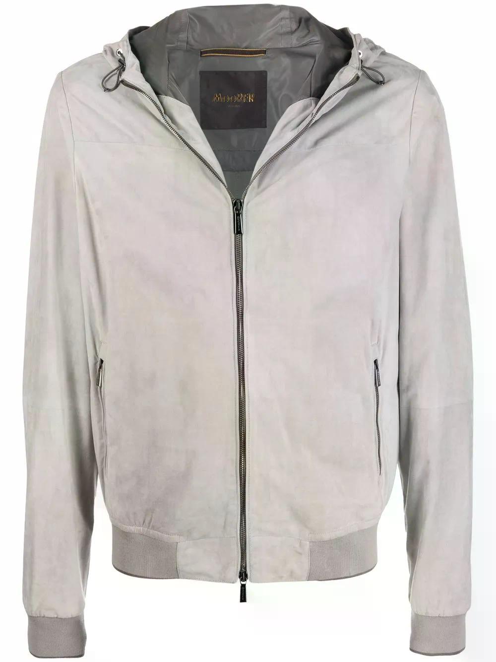MOORER Moorer Lightweight Zipped Leather Jacket