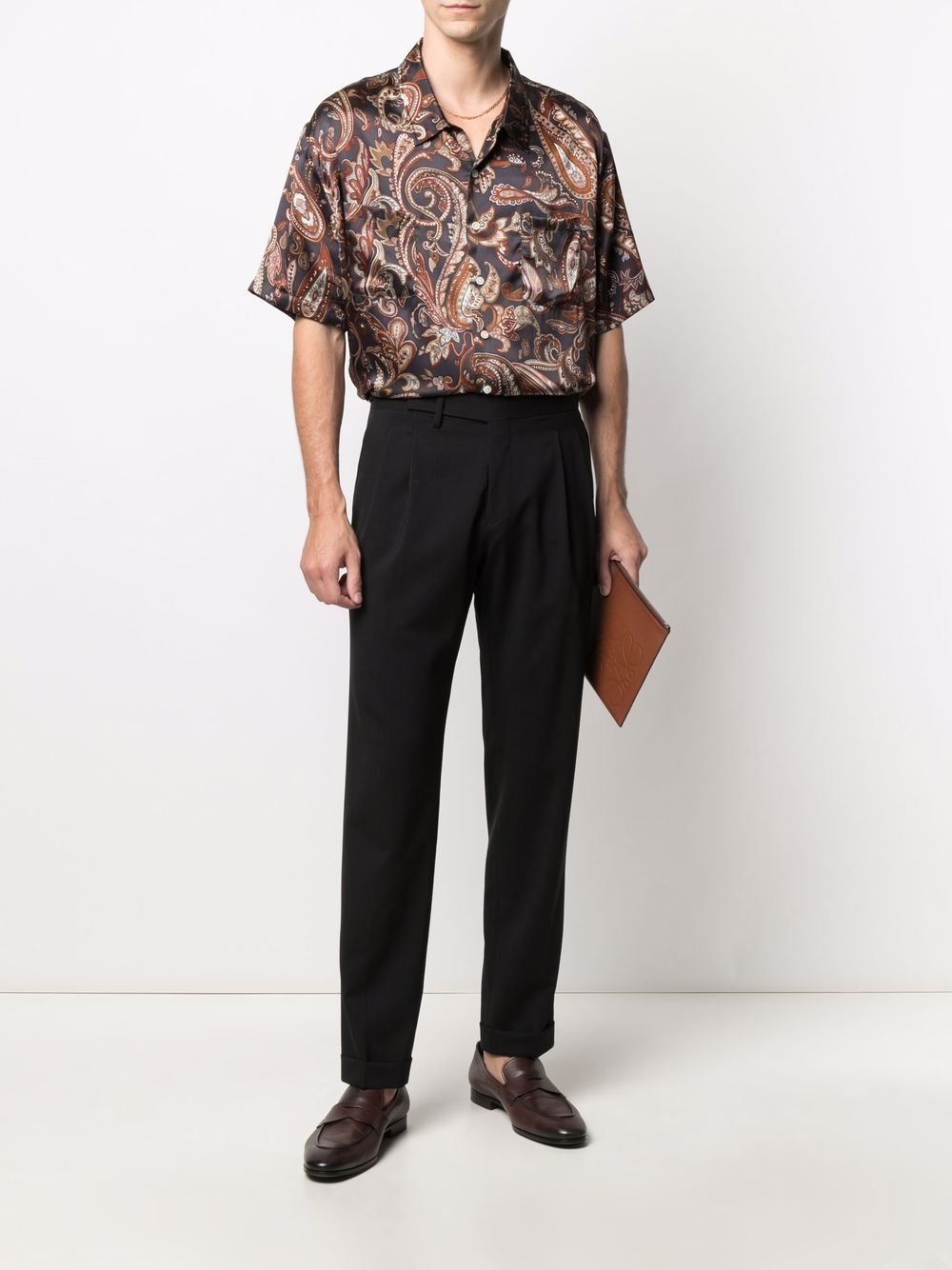 BRIGLIA 1949 Briglia 1949 High-Rise Straight-Leg Trousers