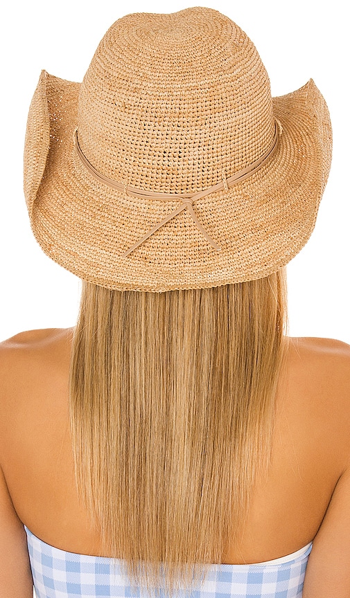 Hat Attack Crochet Cowboy Hat - Natural | Editorialist display picture 3