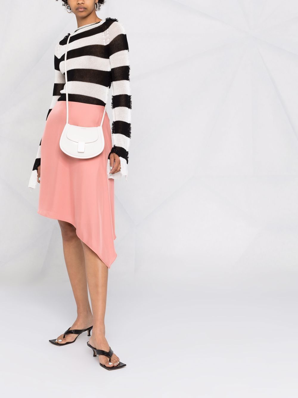THEORY Theory Asymmetric Hem Midi Skirt