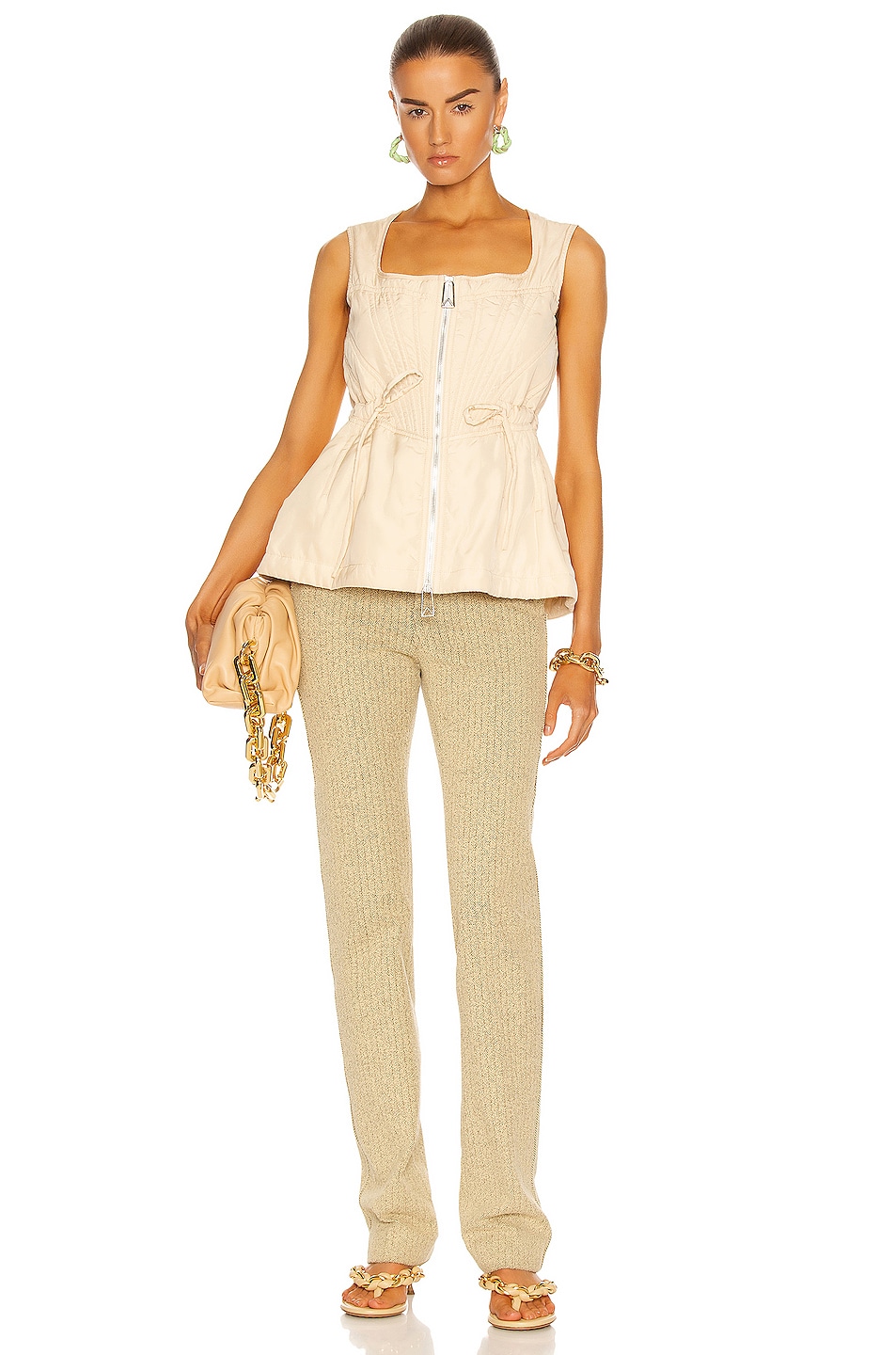 BOTTEGA VENETA Bottega Veneta Washed Fluid Parachute Top