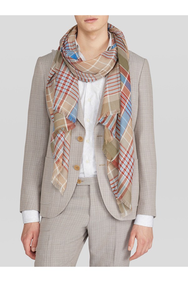 beige designer scarf