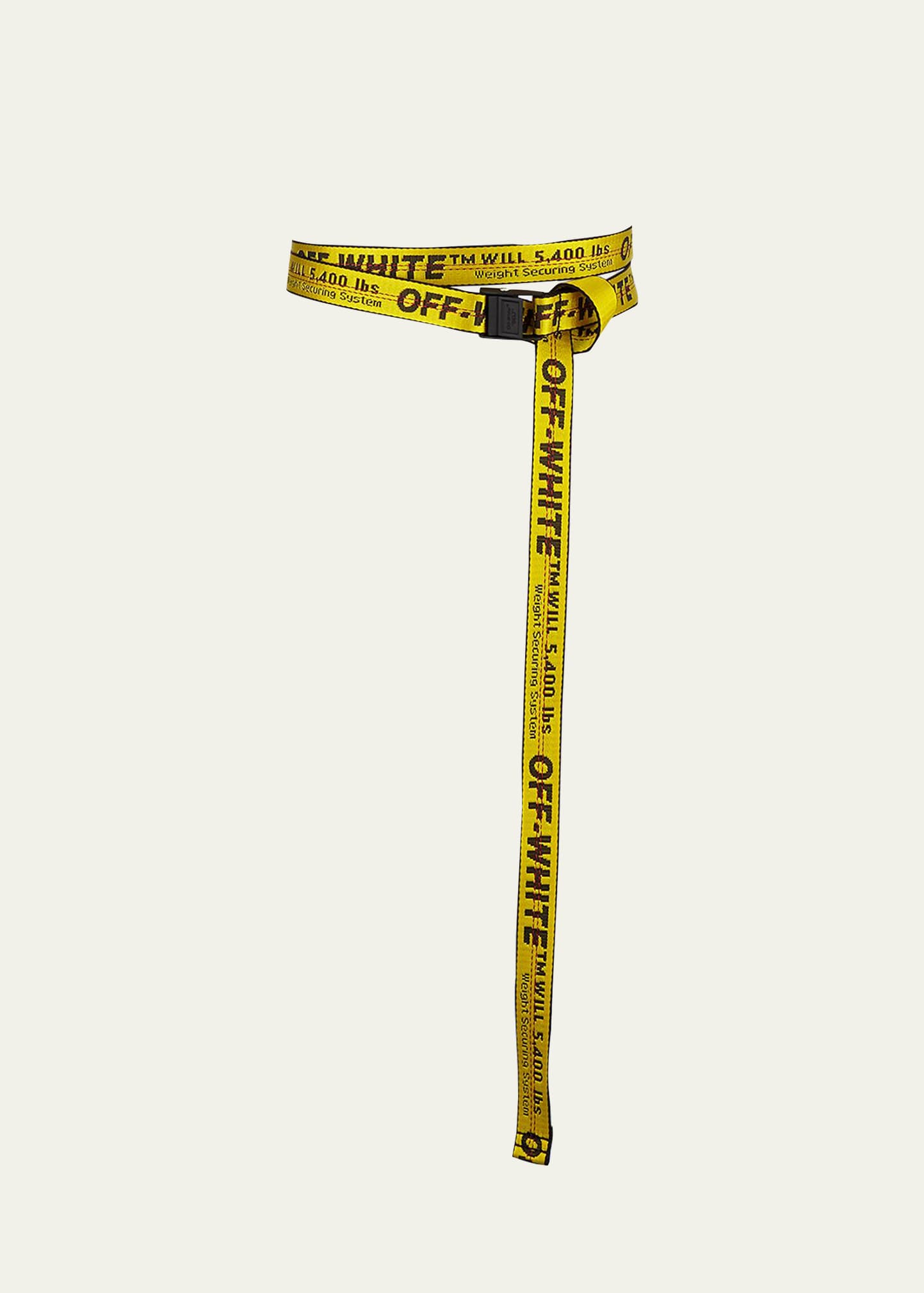 Off-White Mini Industrial Web Logo Belt How to wear Off White Belt & other need-to-knows about the label main image 3