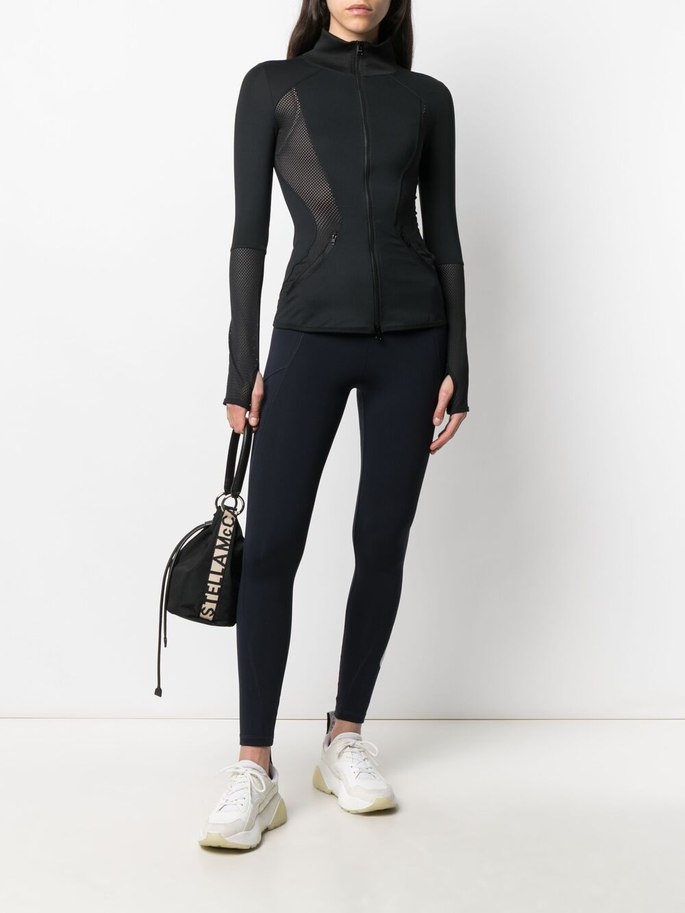 STELLA MCCARTNEY STELLA MCCARTNEY Logo-Print Scuba Leggings