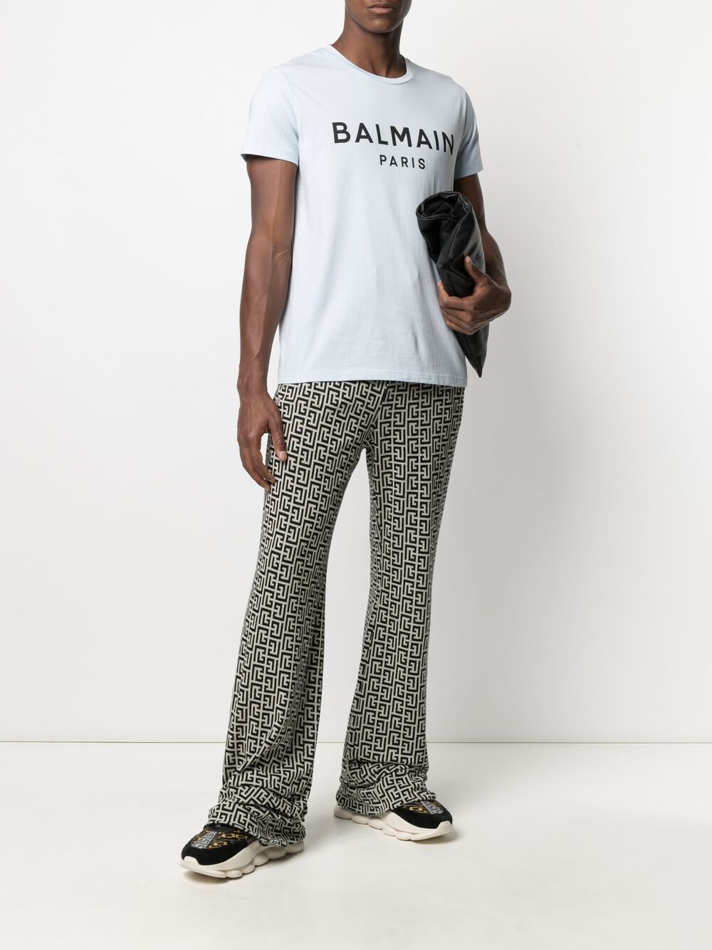 BALMAIN Monogram-Motif Trousers